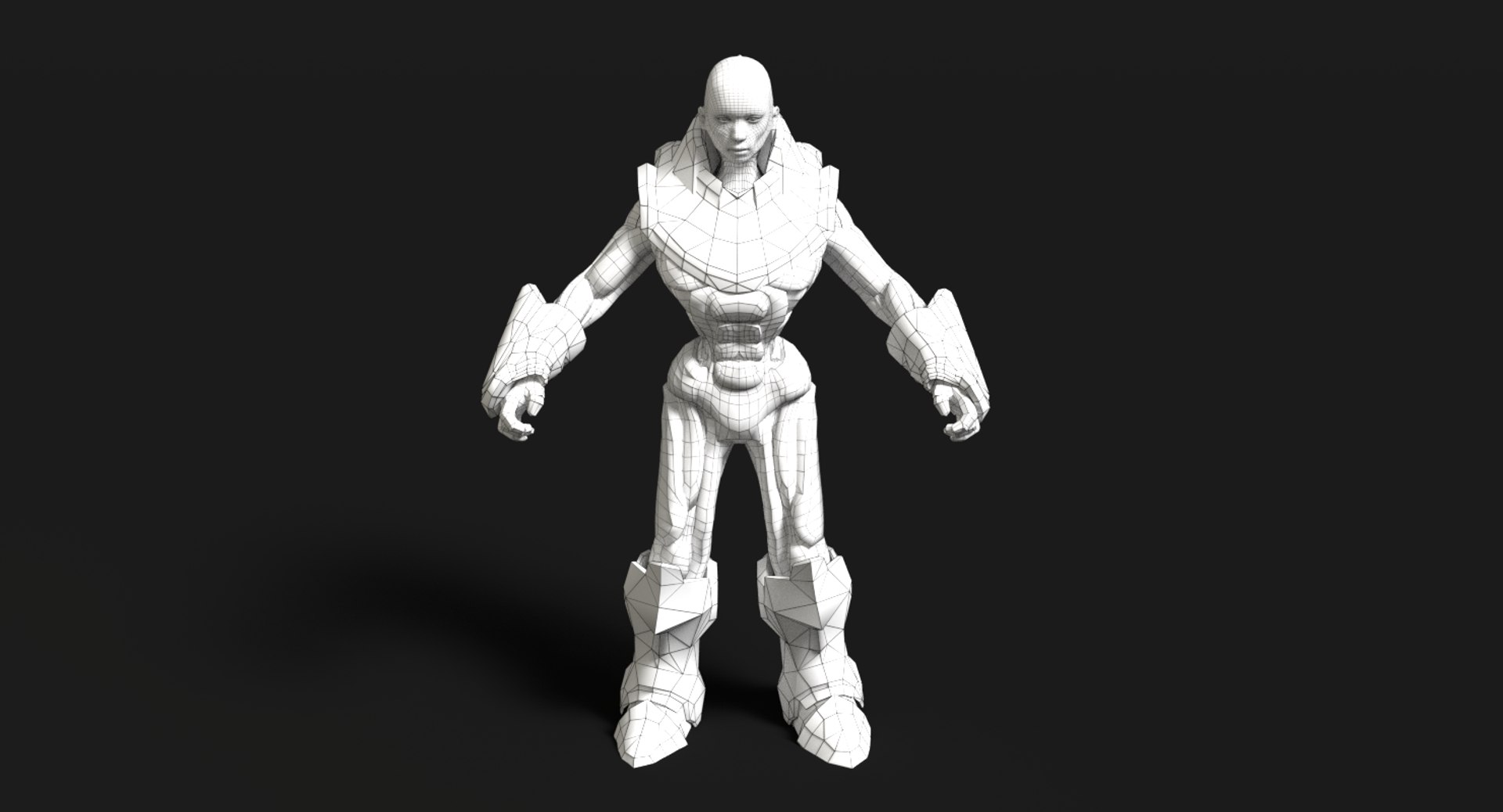 3d Model Of Alien Warrior
