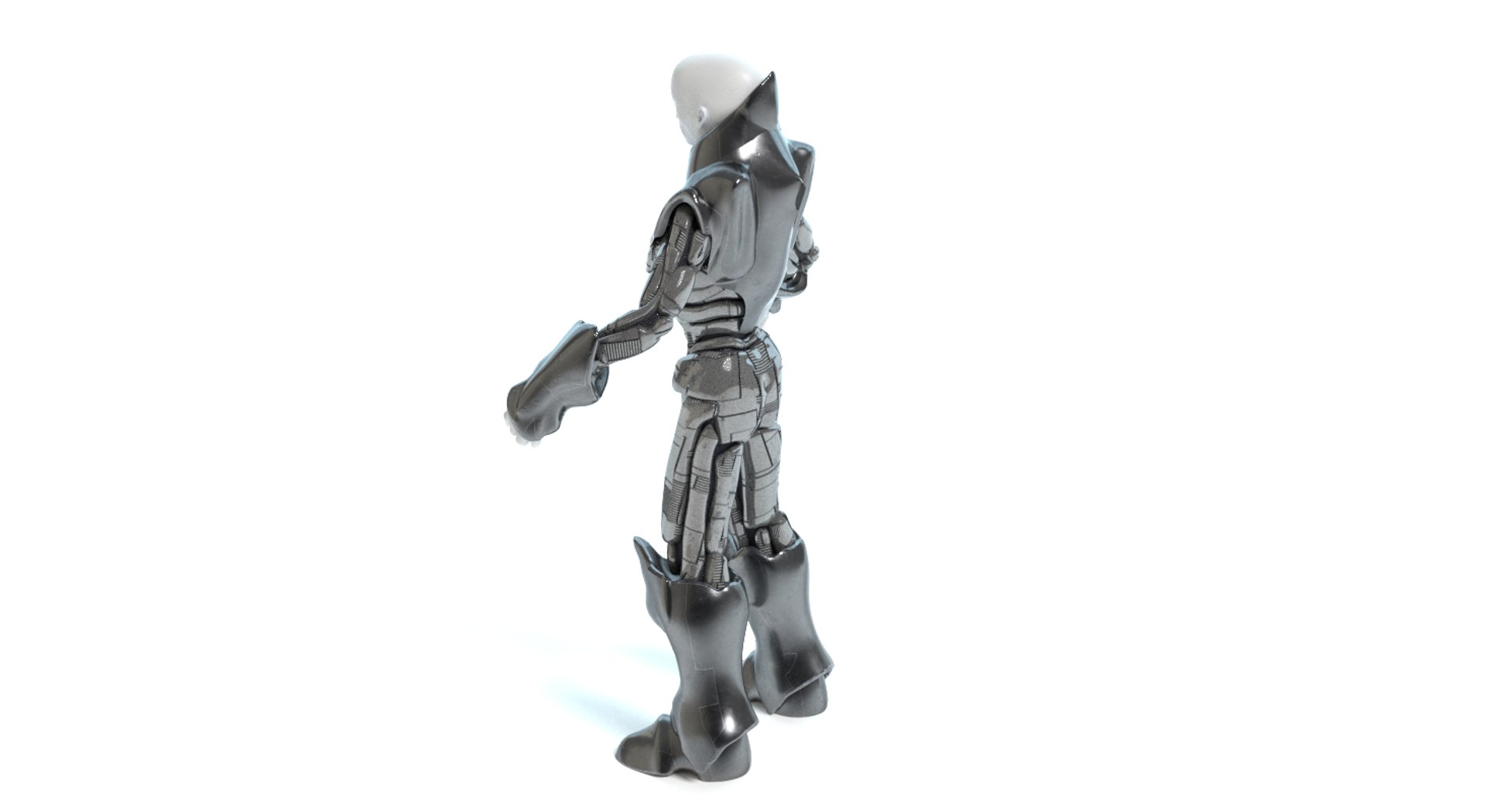 3d Model Of Alien Warrior