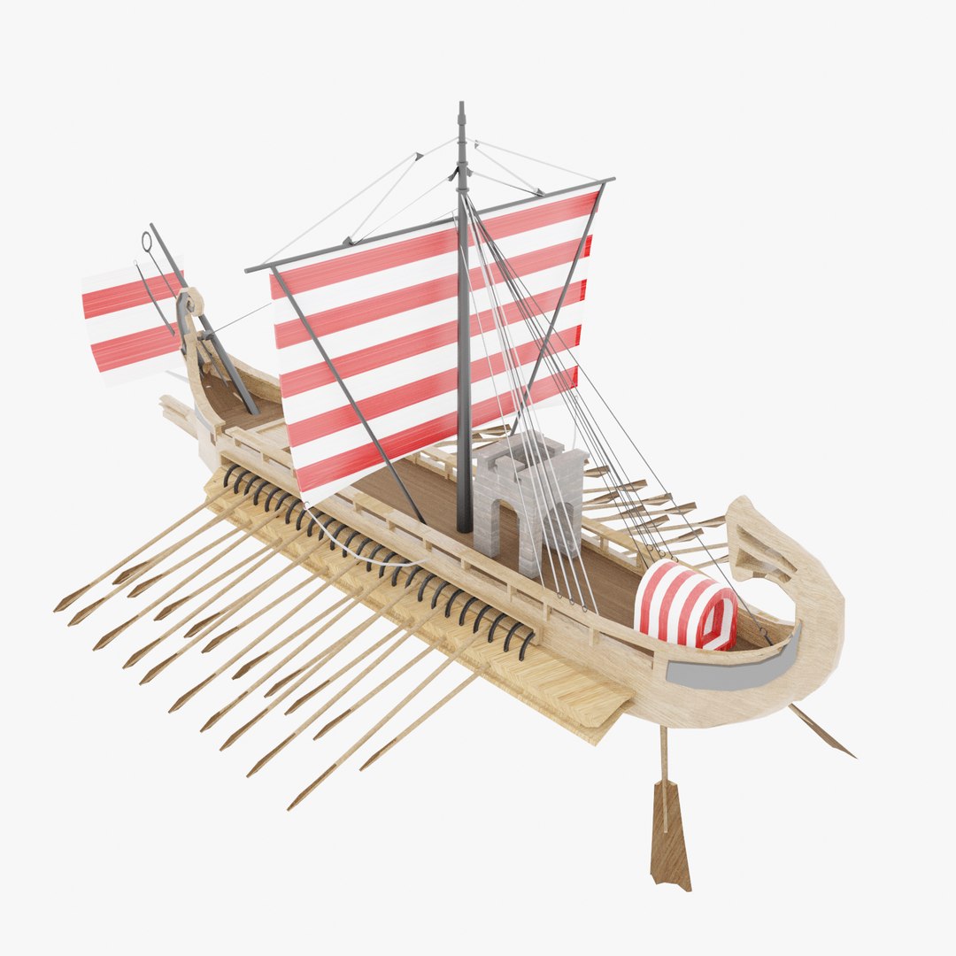 Caesar Roman Boat Ship 3D model - TurboSquid 1826825
