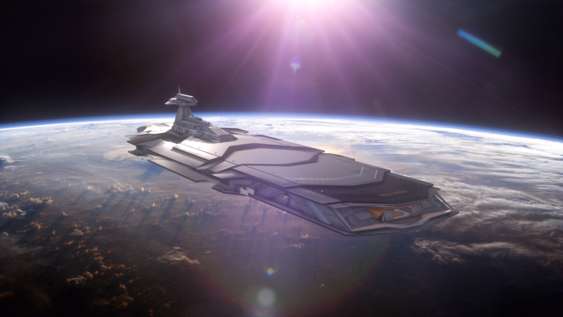 C4d Space Heavy Cruiser