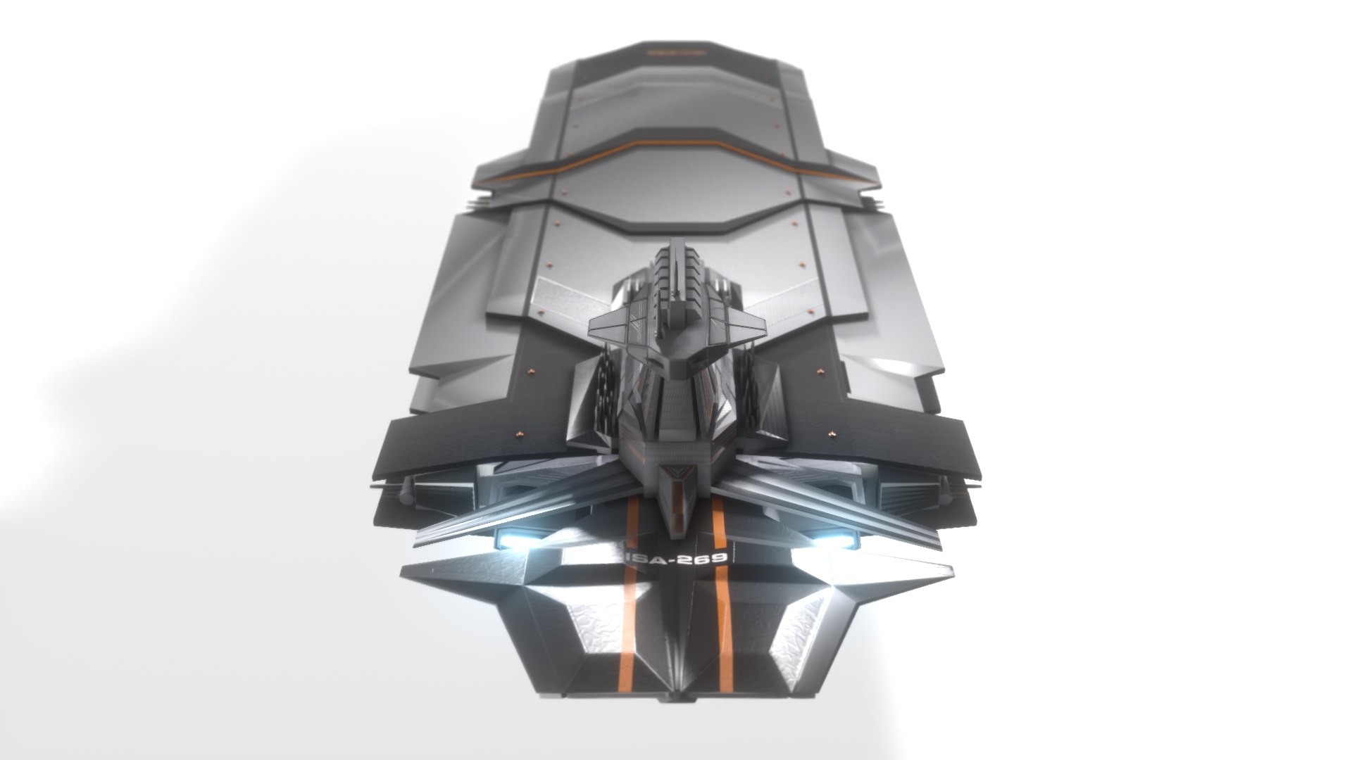 C4d Space Heavy Cruiser