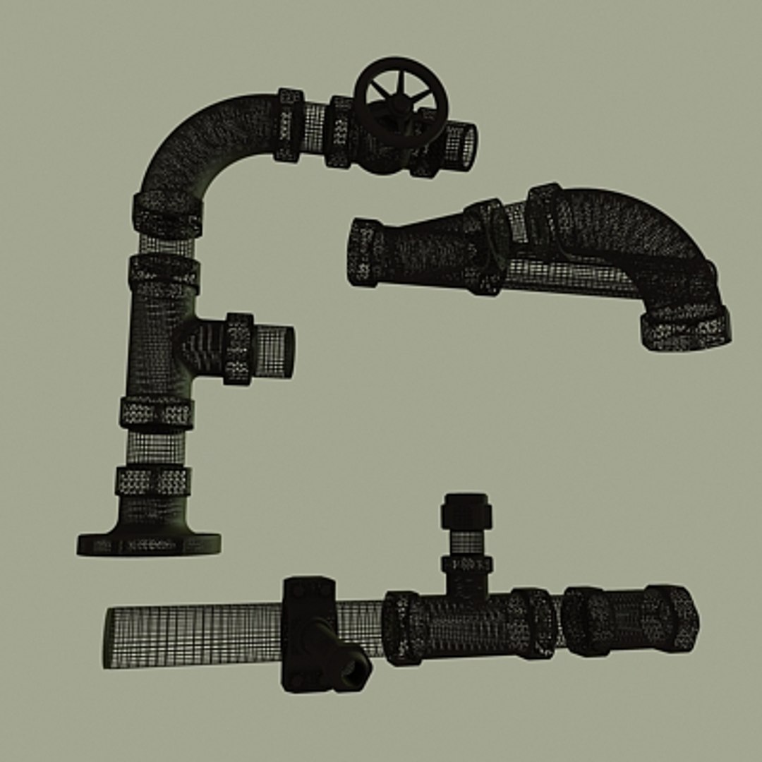 Pipe Fittings 3d Model