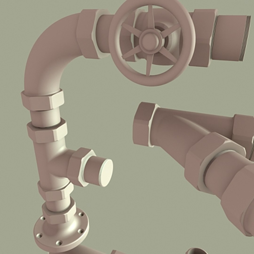 Pipe Fittings 3d Model