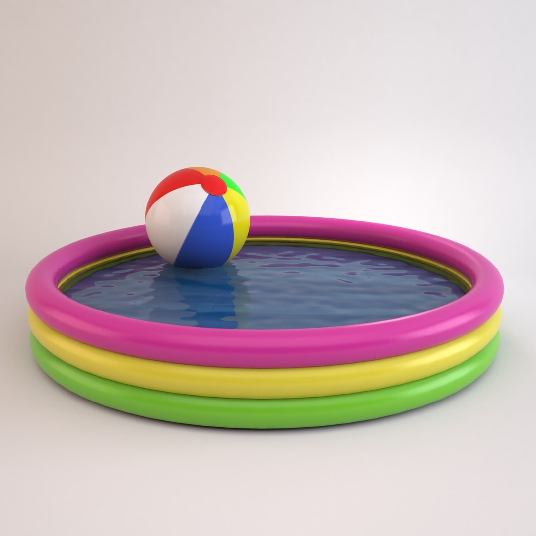 3ds max inflatable kiddie pool