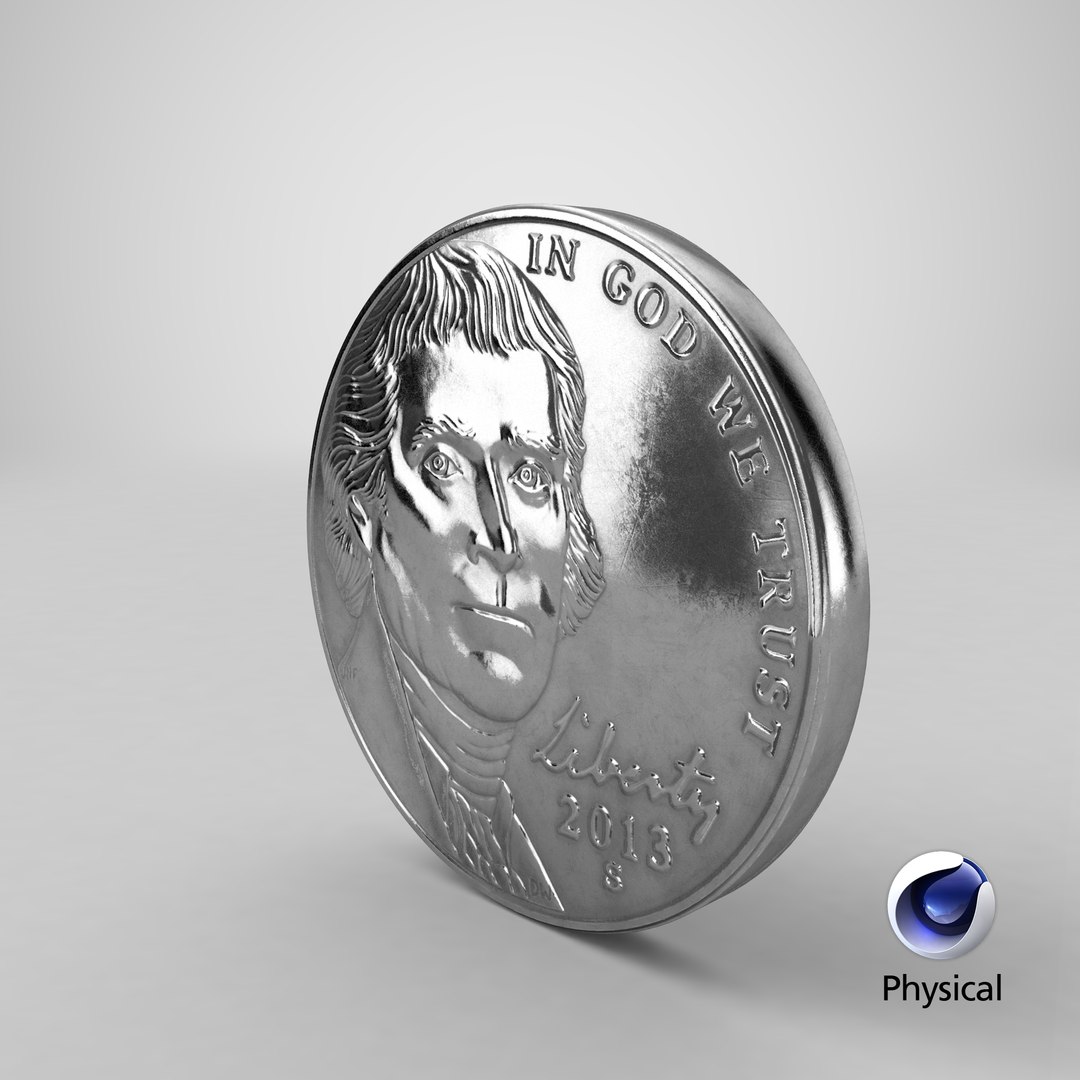 Nickel Coin Pbr 3D Model - TurboSquid 1700161