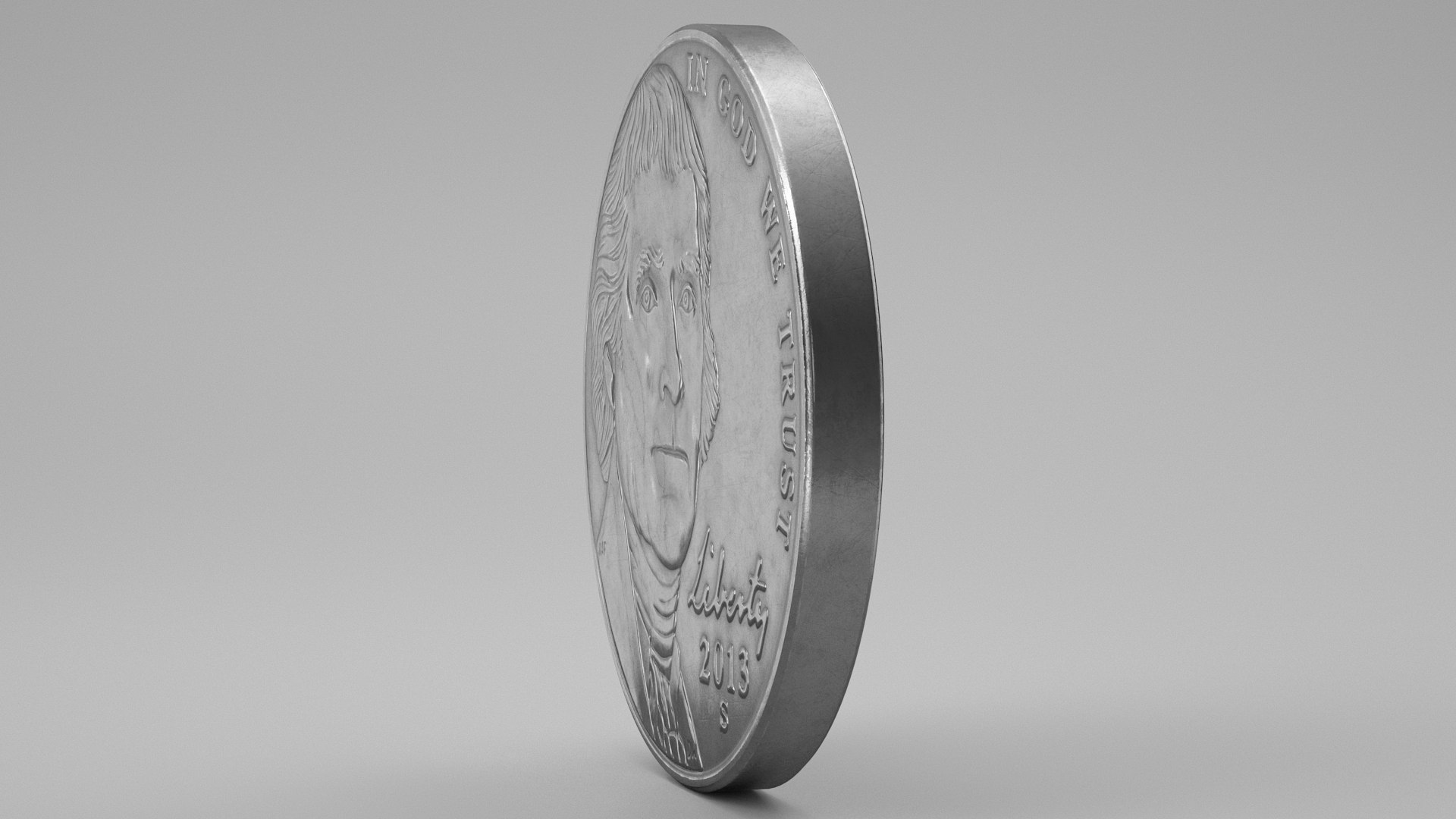 Nickel Coin Pbr 3D Model - TurboSquid 1700161