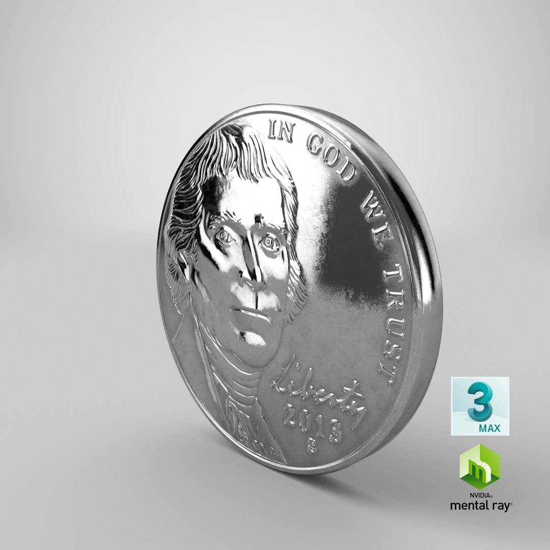 Nickel Coin Pbr 3D Model - TurboSquid 1700161