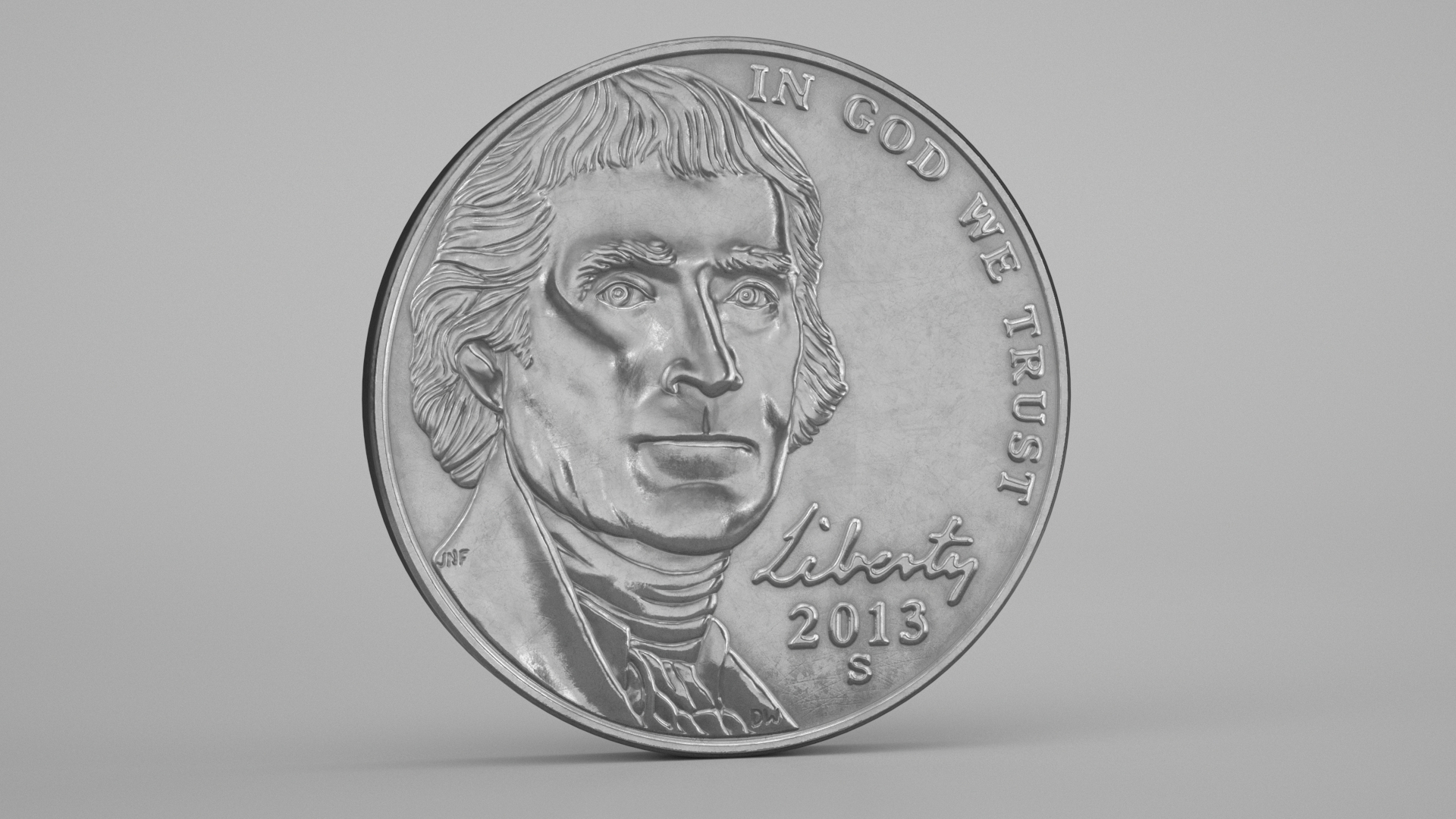 Nickel Coin Pbr 3D Model - TurboSquid 1700161