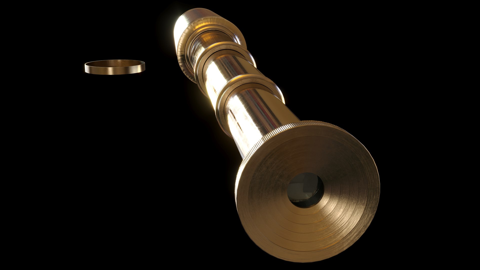 Sailing Spyglass Scope 3D Model - TurboSquid 1774748