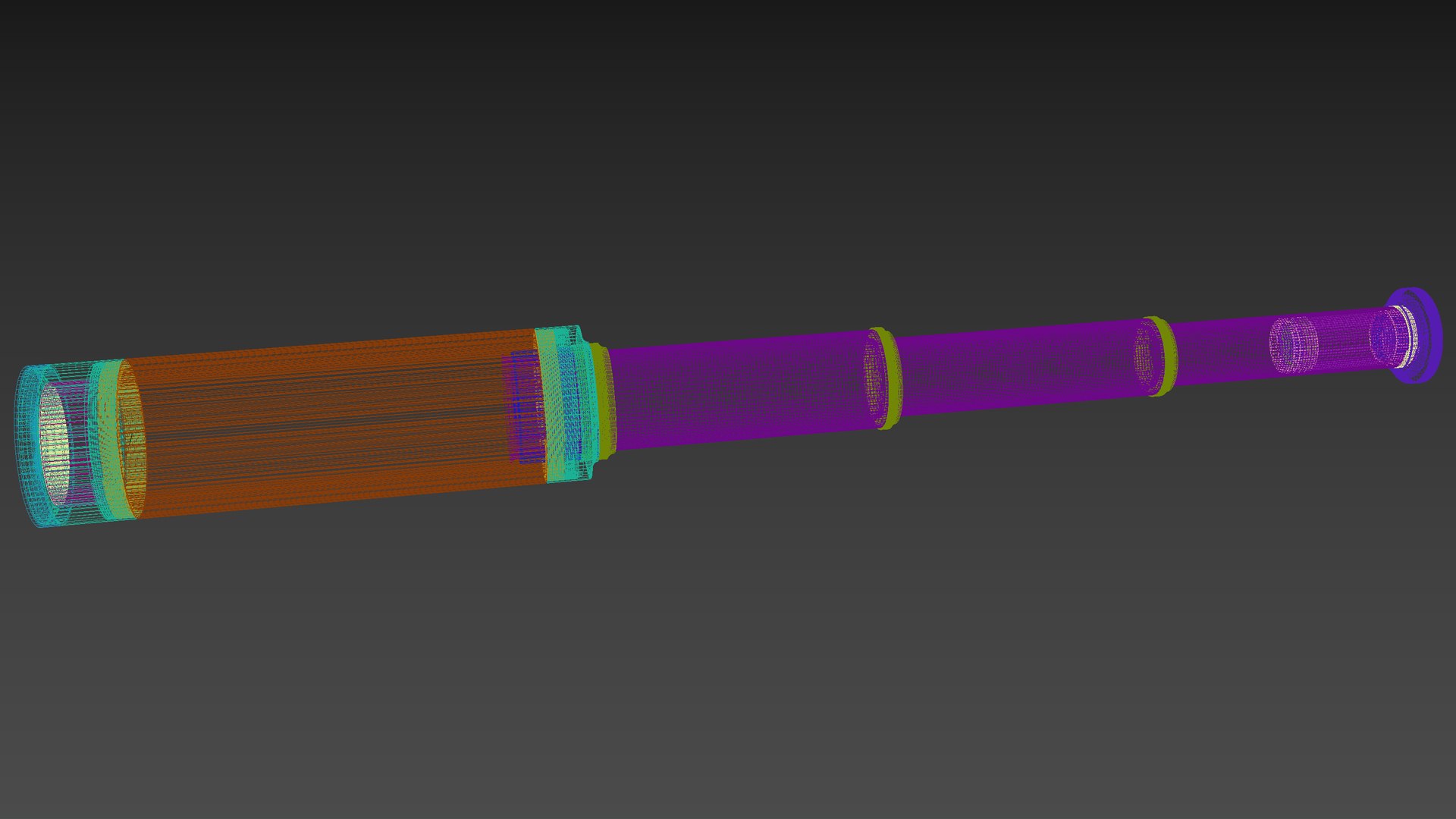 Sailing Spyglass Scope 3D Model - TurboSquid 1774748