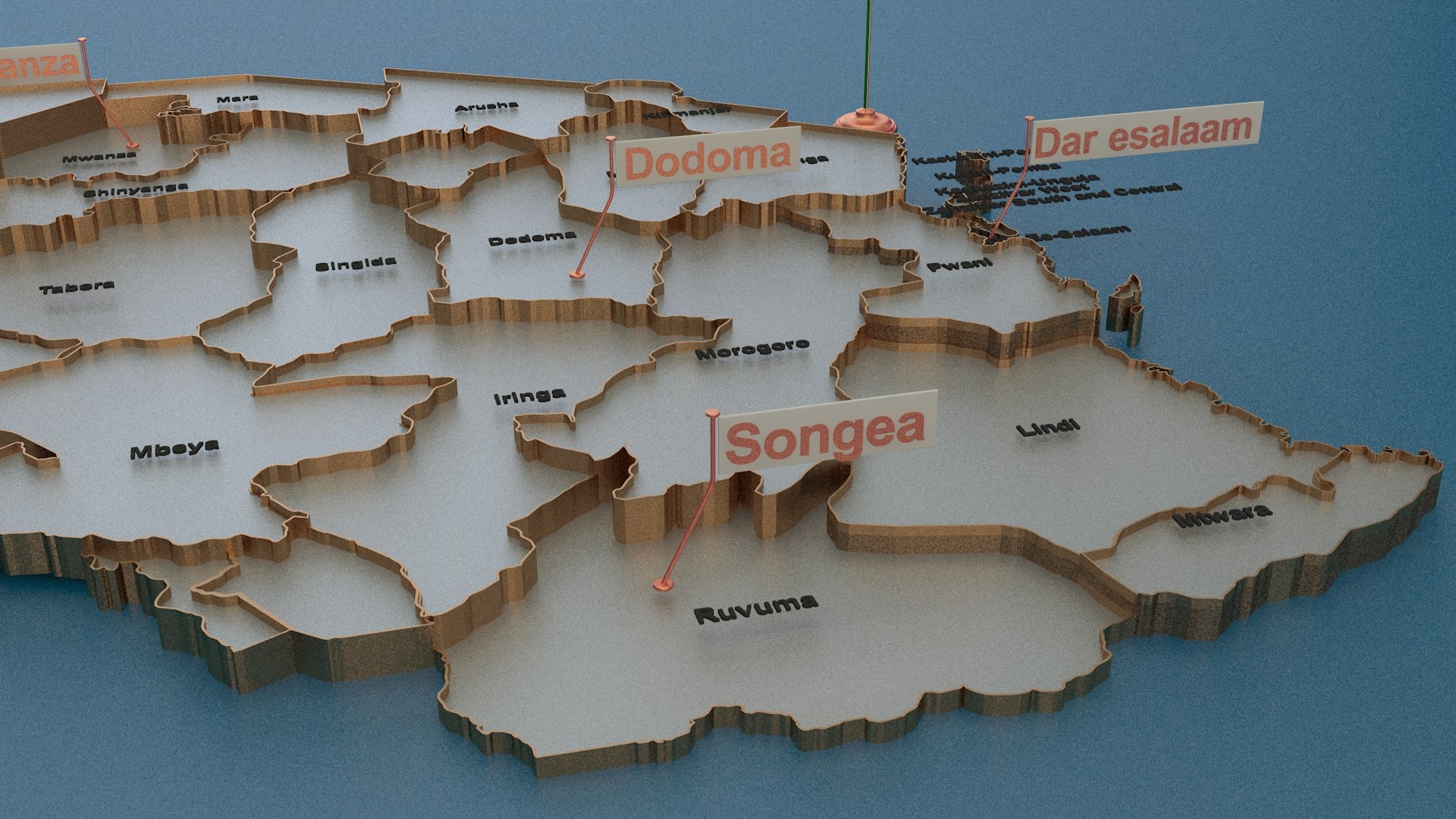 3D State Cities Capital Model - TurboSquid 1693684