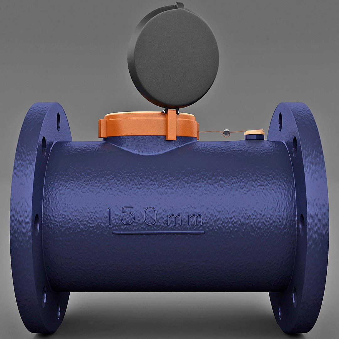 Water Meters V2 3d Model