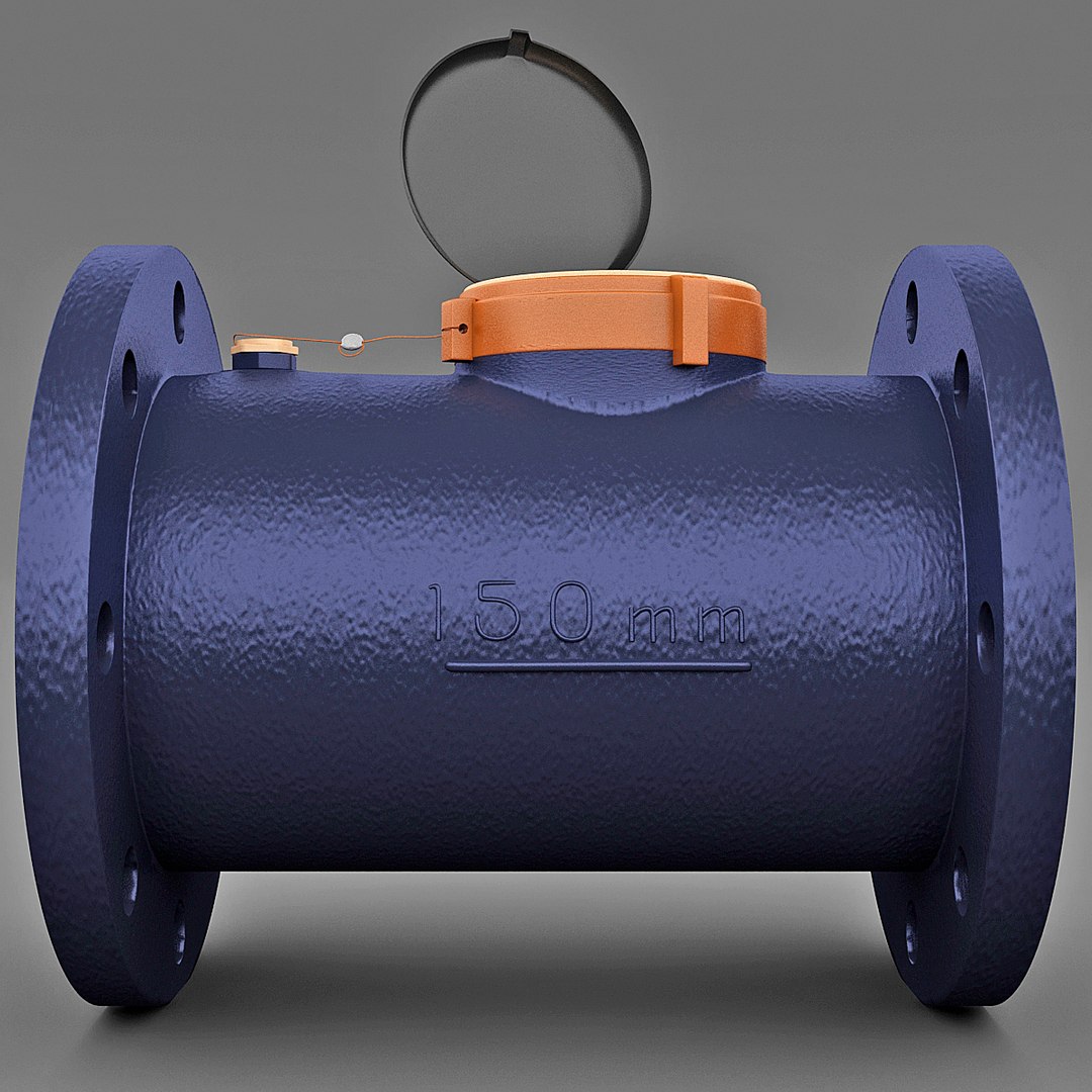 Water Meters V2 3d Model