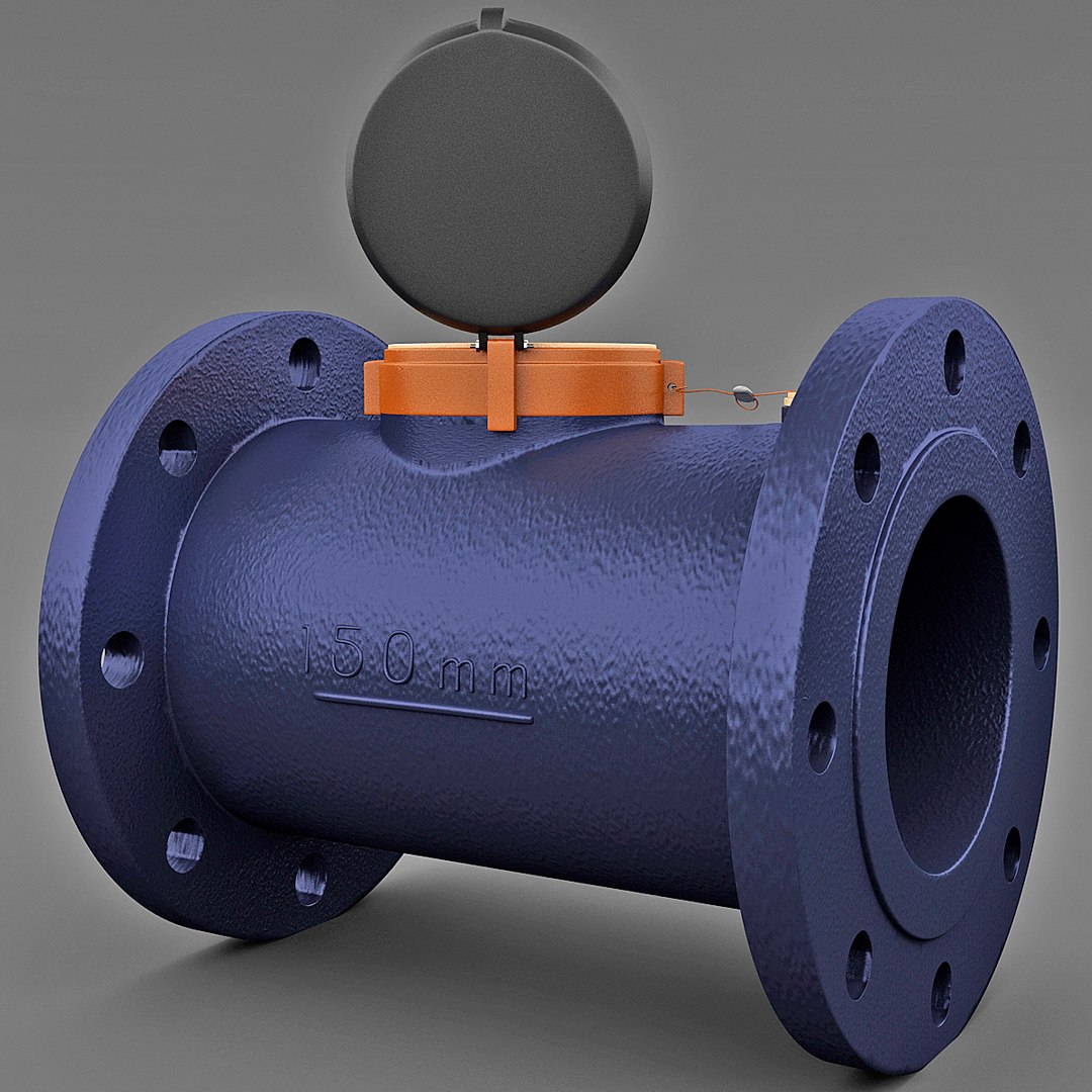 Water Meters V2 3d Model