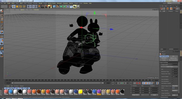 3D three-dimensional cartoon 3D model - TurboSquid 2048427