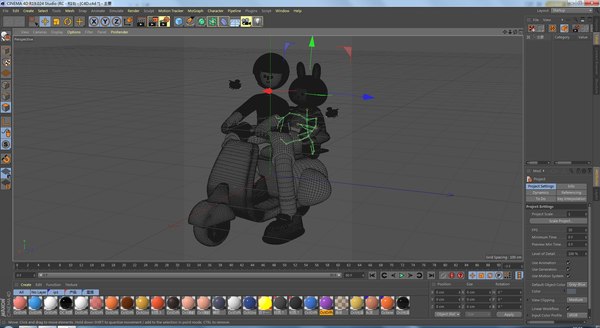 3D three-dimensional cartoon 3D model - TurboSquid 2048427