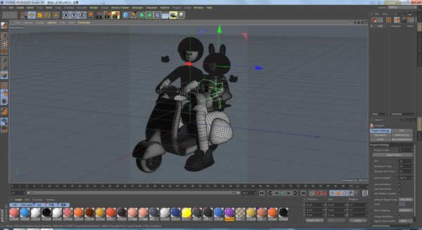 3D three-dimensional cartoon 3D model - TurboSquid 2048427