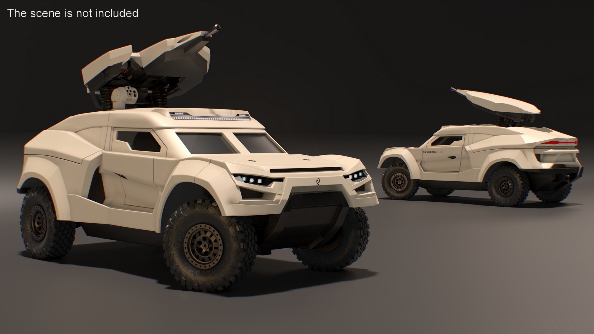 Armored Combat Turret With Ammunition For 3D Print 3D Model ...