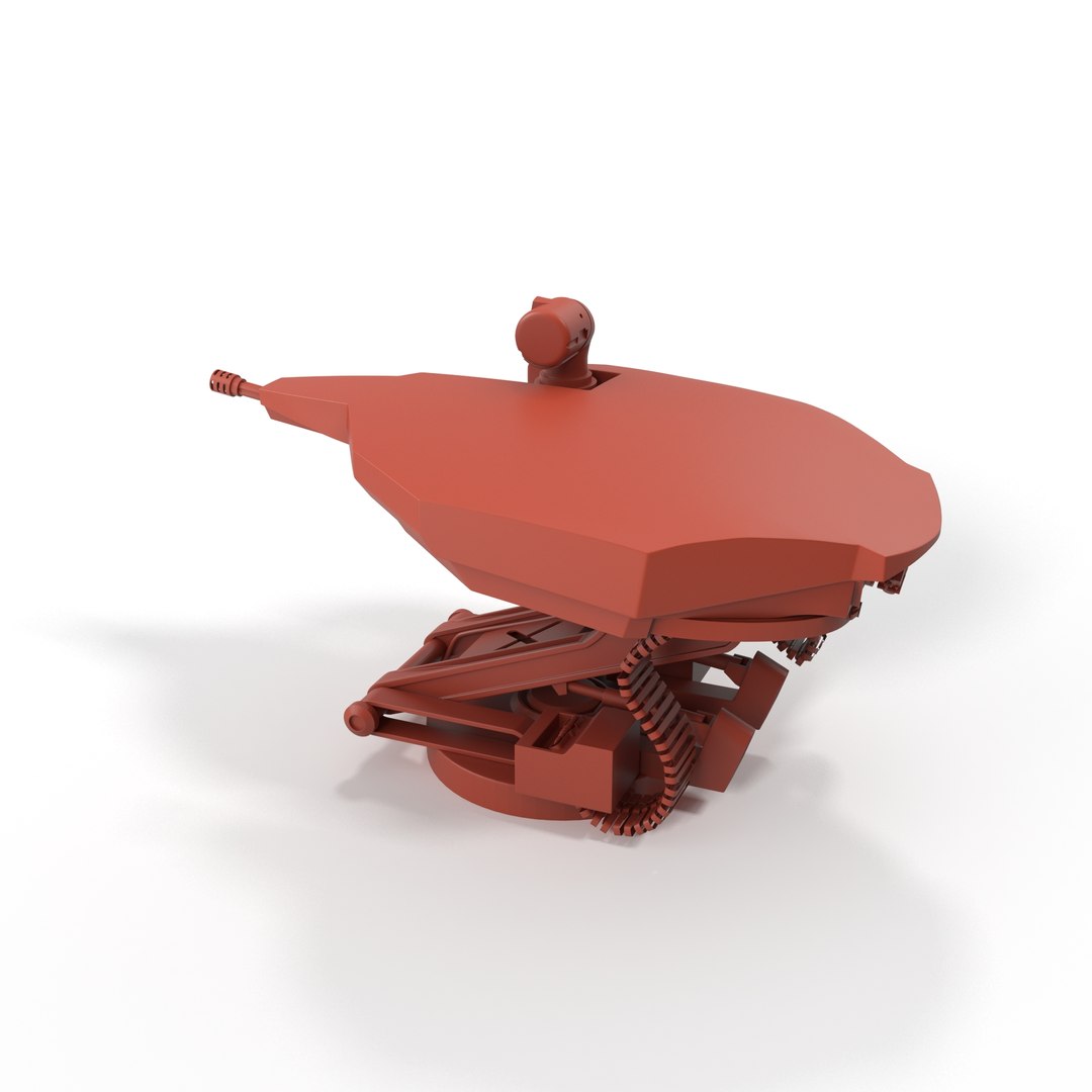 Armored Combat Turret With Ammunition For 3D Print 3D Model ...