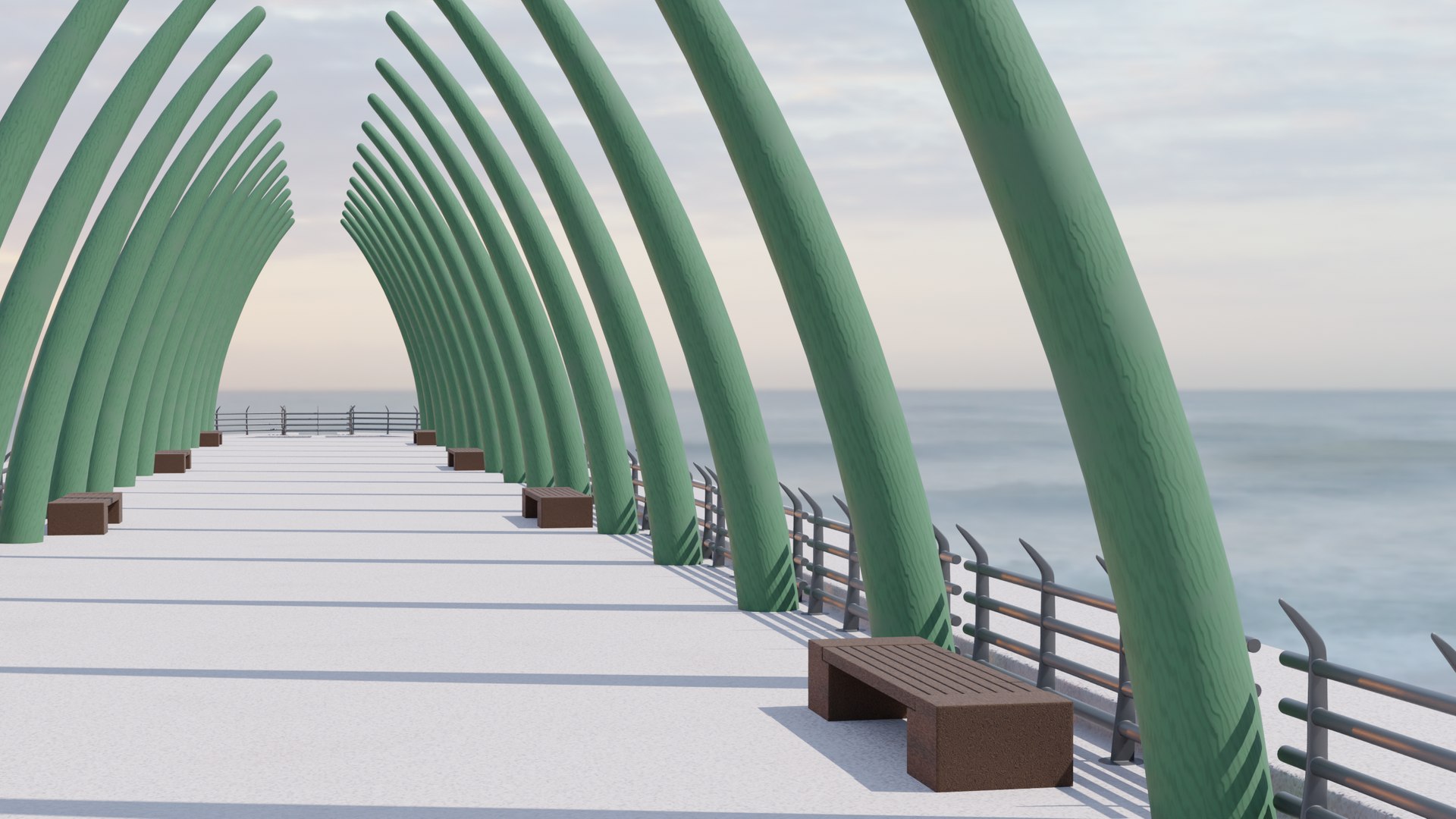 Whalebone Pier Model - TurboSquid 2188587