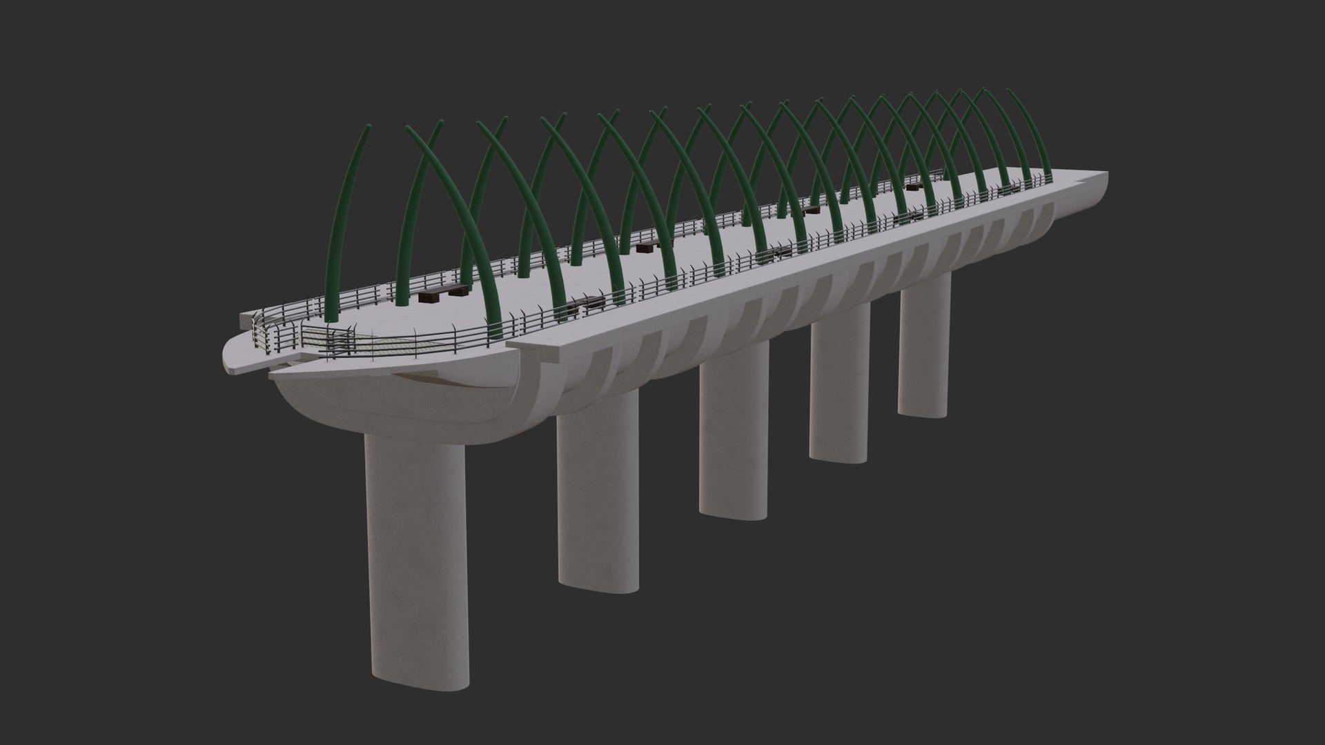 Whalebone Pier Model - TurboSquid 2188587