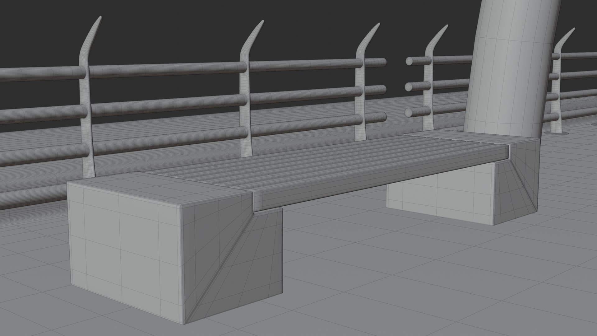 Whalebone Pier Model - TurboSquid 2188587