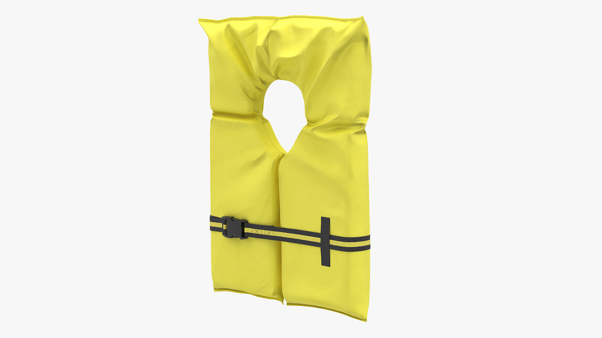 3D Yellow Life Jacket - TurboSquid 2411036