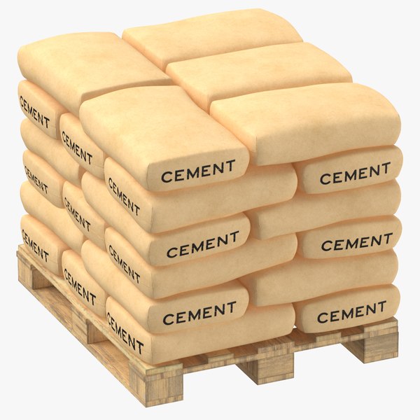 modelo 3d Cargo Cement Sack 6 Row Unsecured and Secured - TurboSquid ...