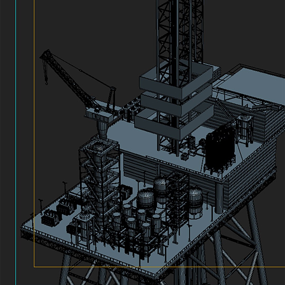 Fixed Platform 3d Model