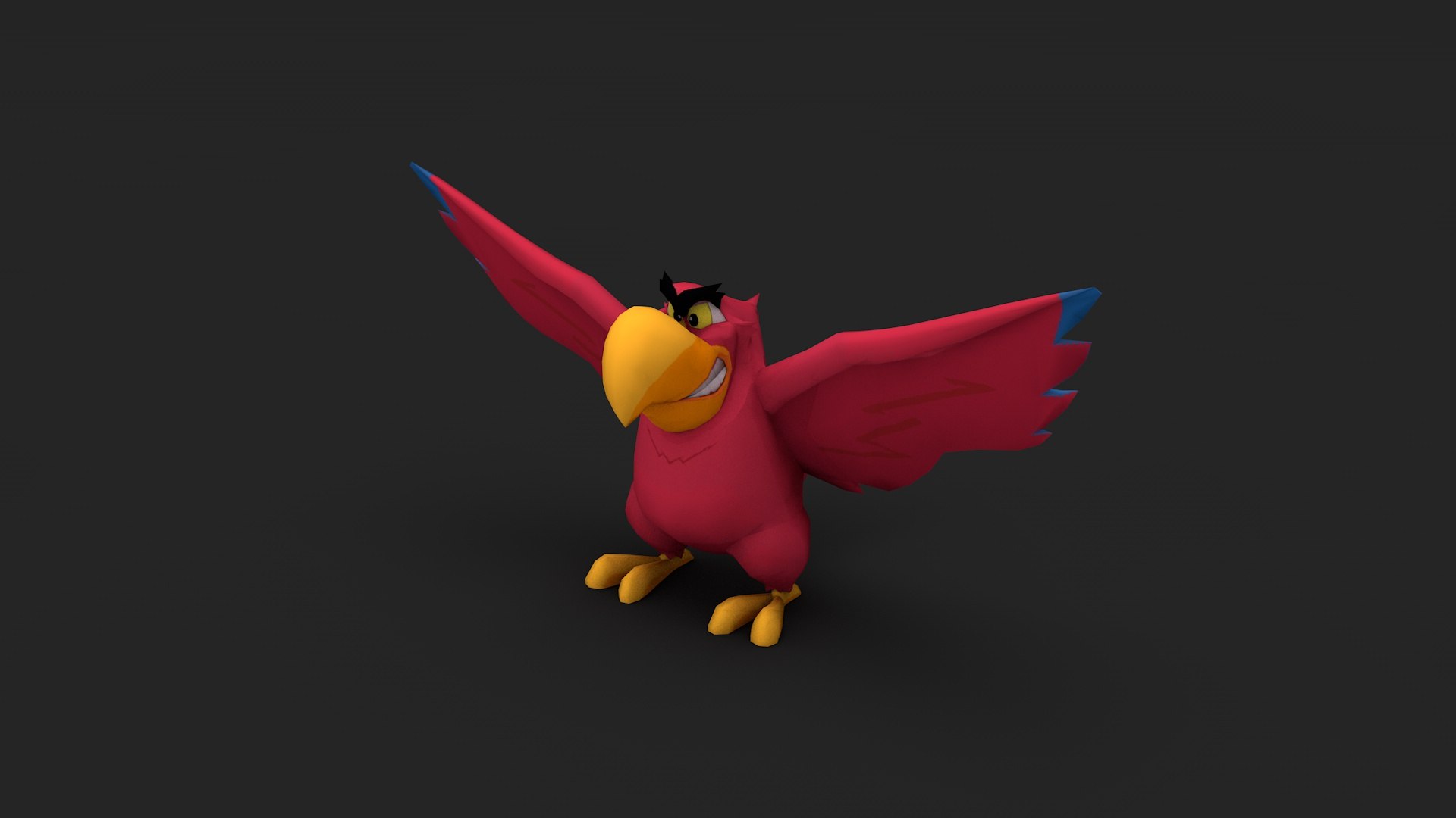 3D Iago Parrot - Aladdin Model - TurboSquid 2400909
