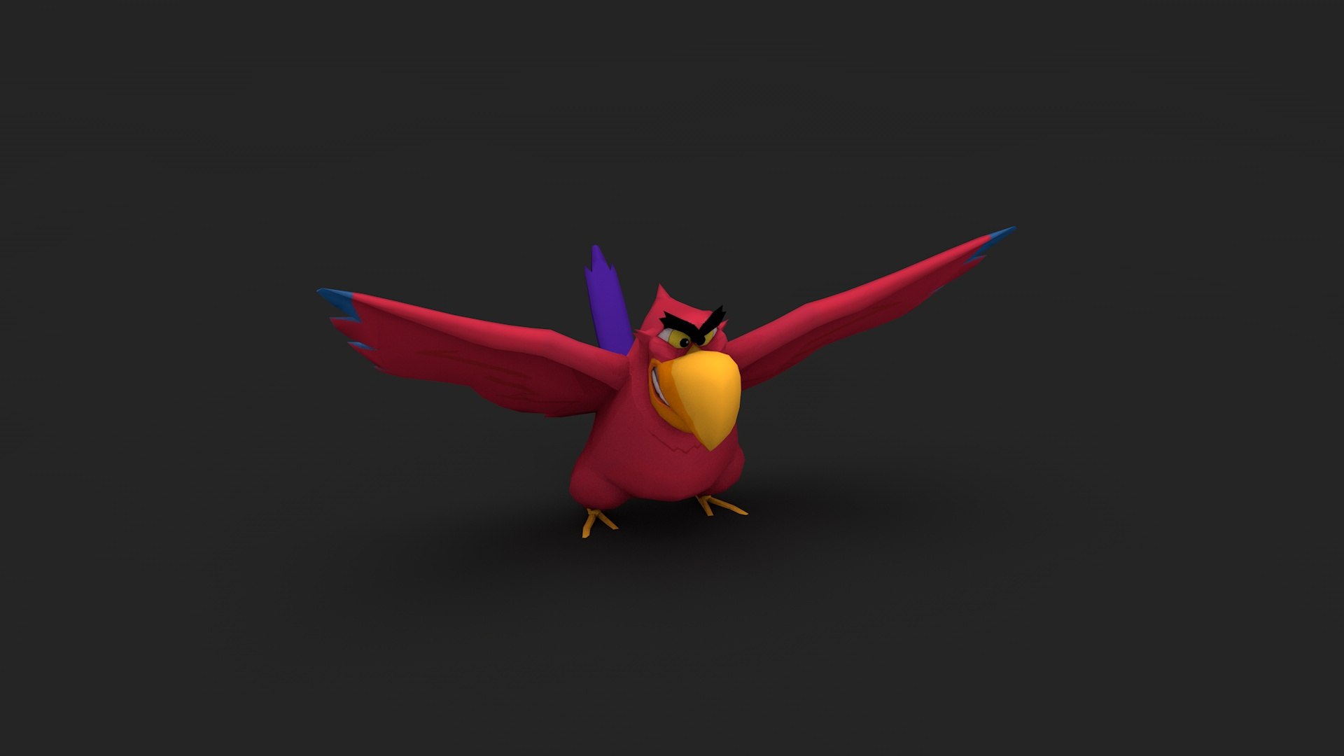 3D Iago Parrot - Aladdin Model - TurboSquid 2400909