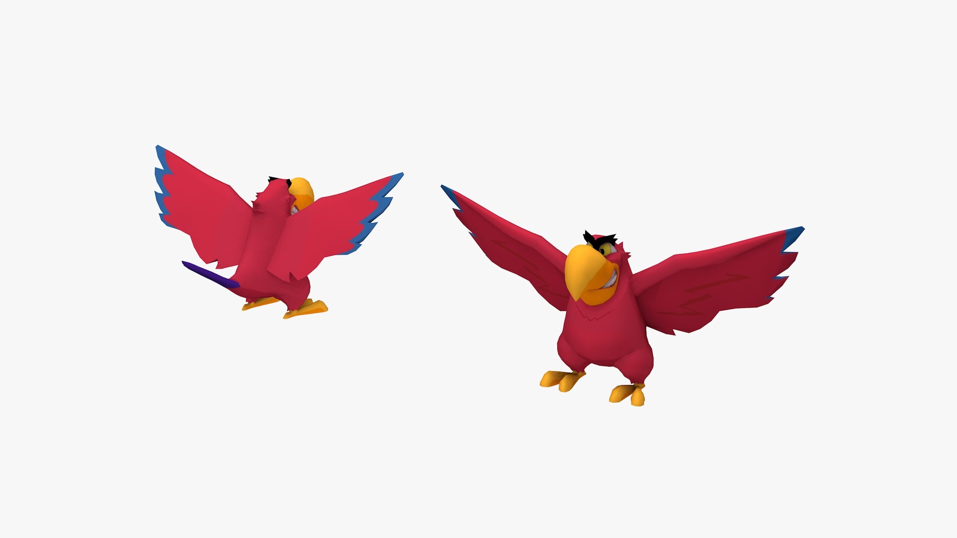 3D Iago Parrot - Aladdin Model - TurboSquid 2400909