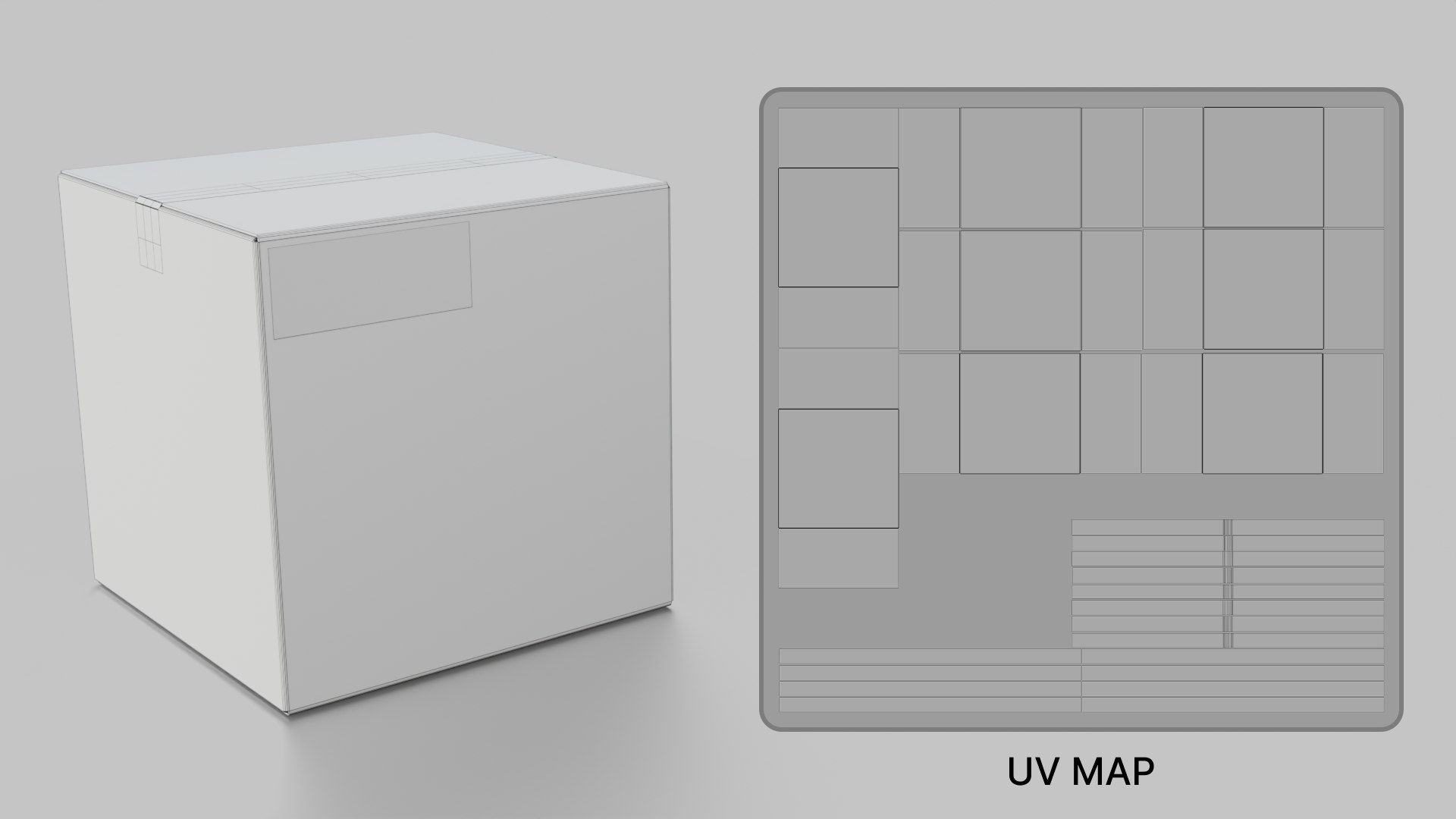 3D Model Cardboard Cube Box - Rigged And Fully Customizable ...
