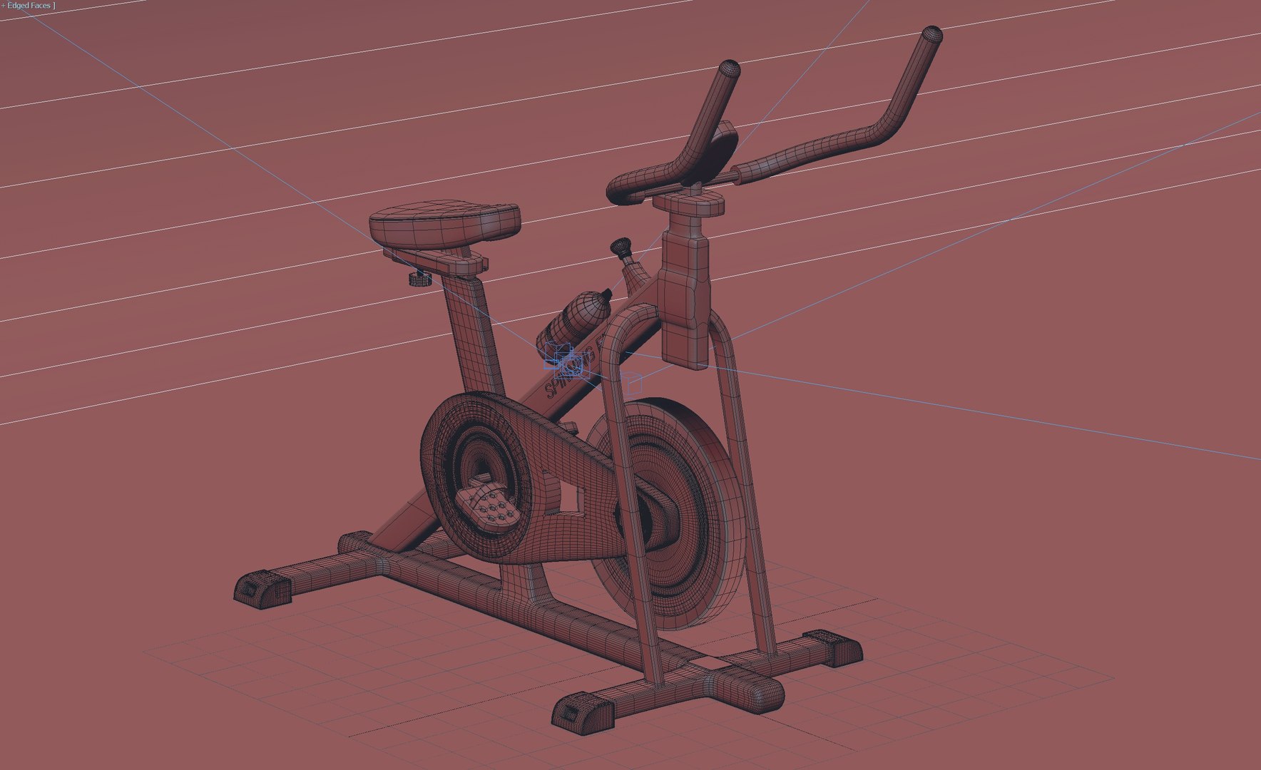 3D Spinning Bike Model - TurboSquid 2299590