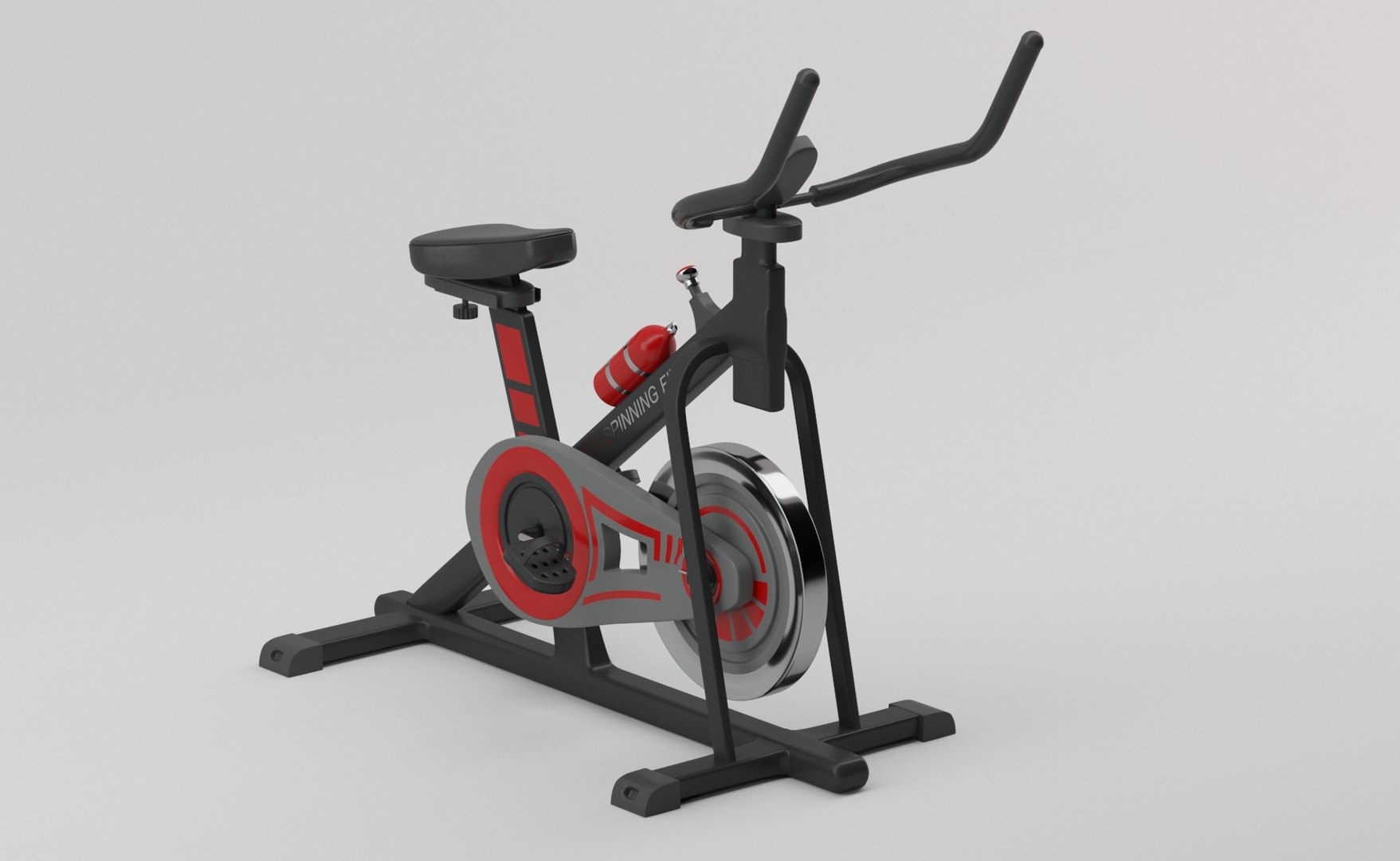 3D Spinning Bike Model - TurboSquid 2299590