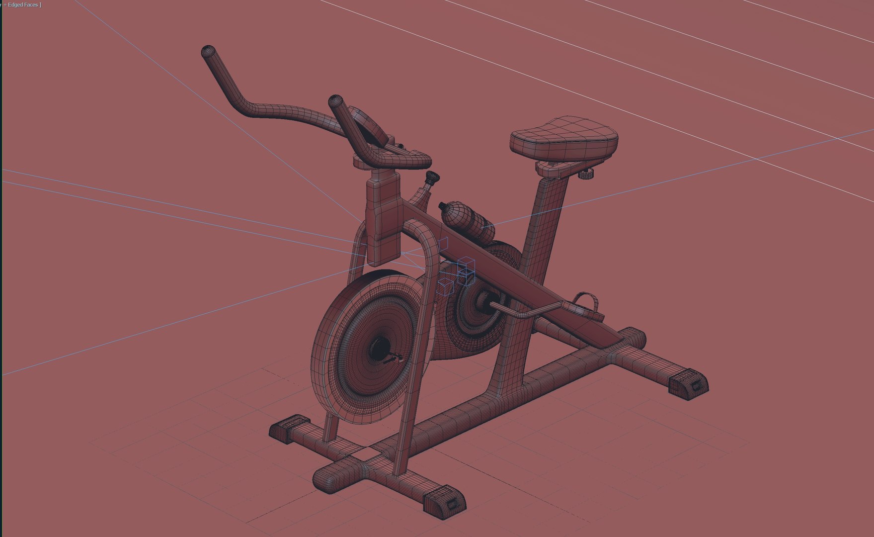 3D Spinning Bike Model - TurboSquid 2299590