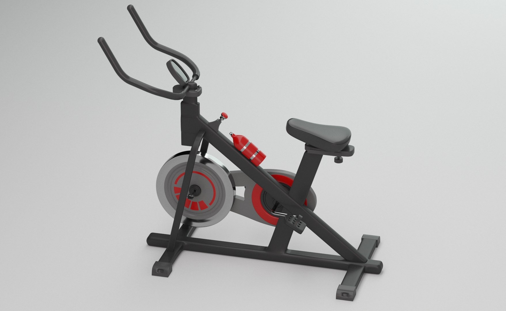 3D Spinning Bike Model - TurboSquid 2299590