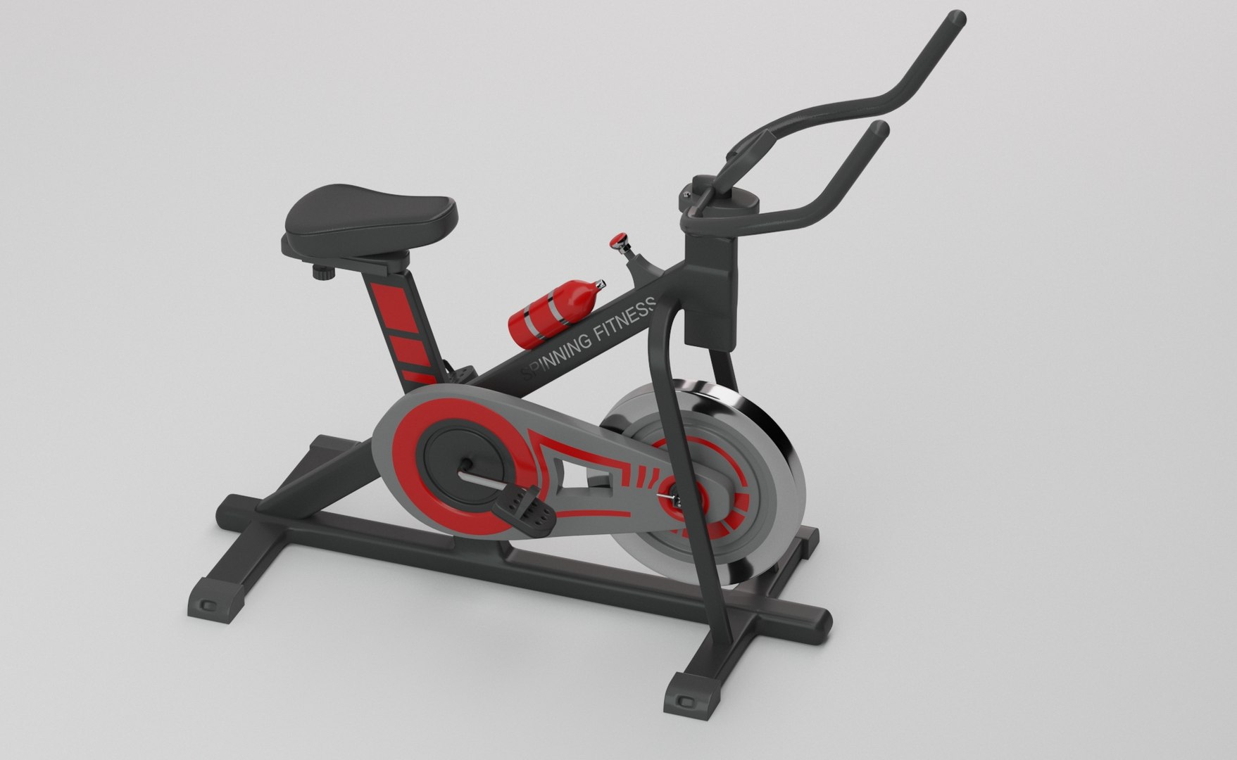 3D Spinning Bike Model - TurboSquid 2299590