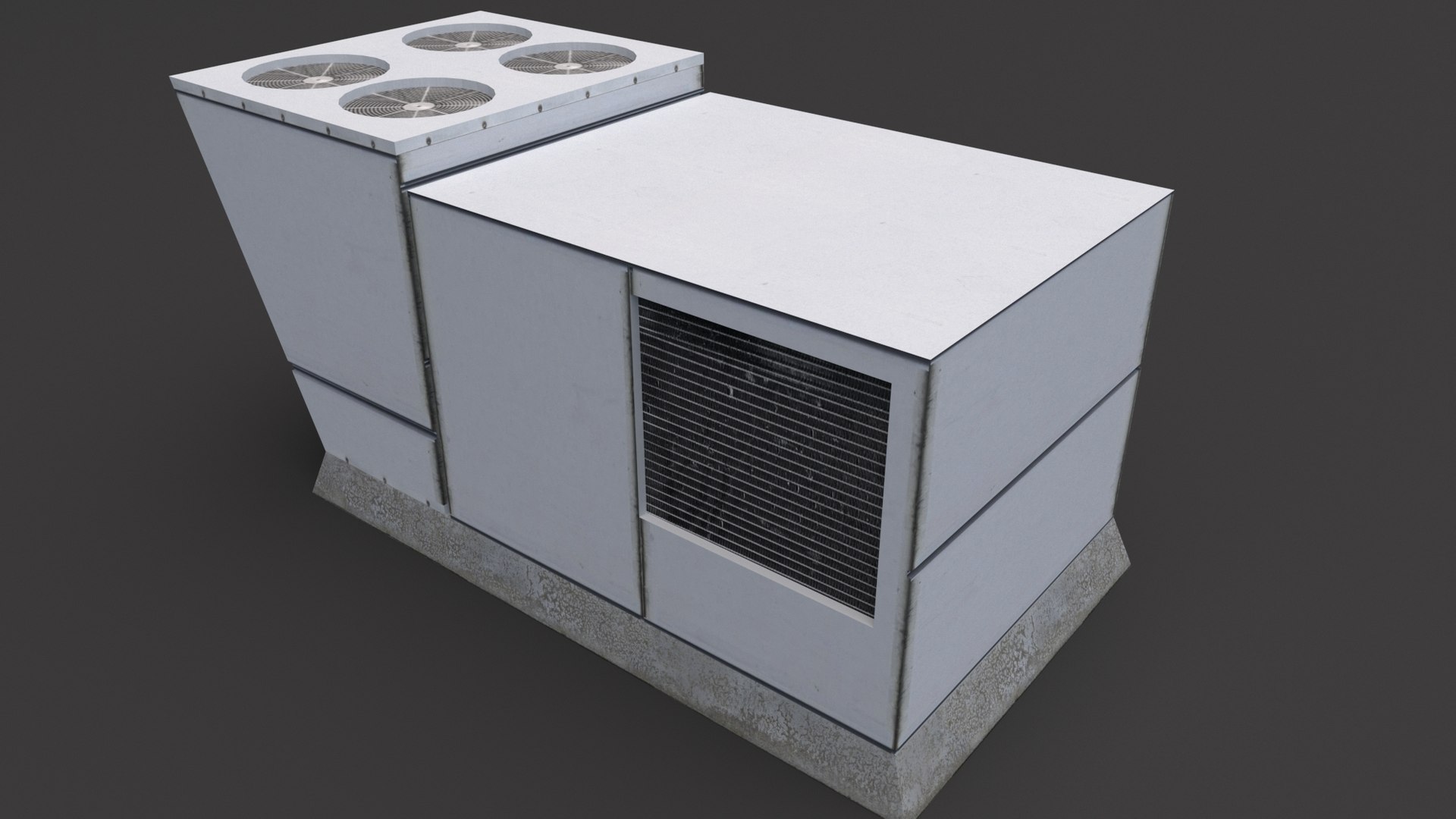 Air Conditioner Rooftop 03 3D Model - TurboSquid 1814382
