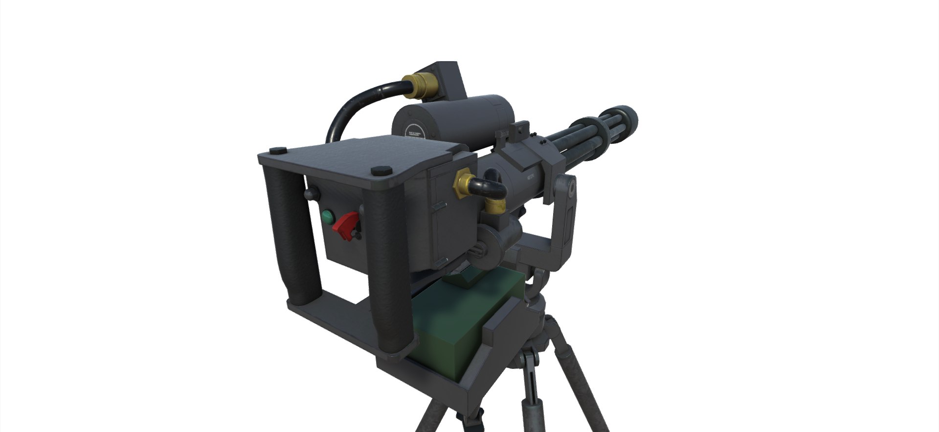 Unmanned Sentry Gun 3D - TurboSquid 1506945