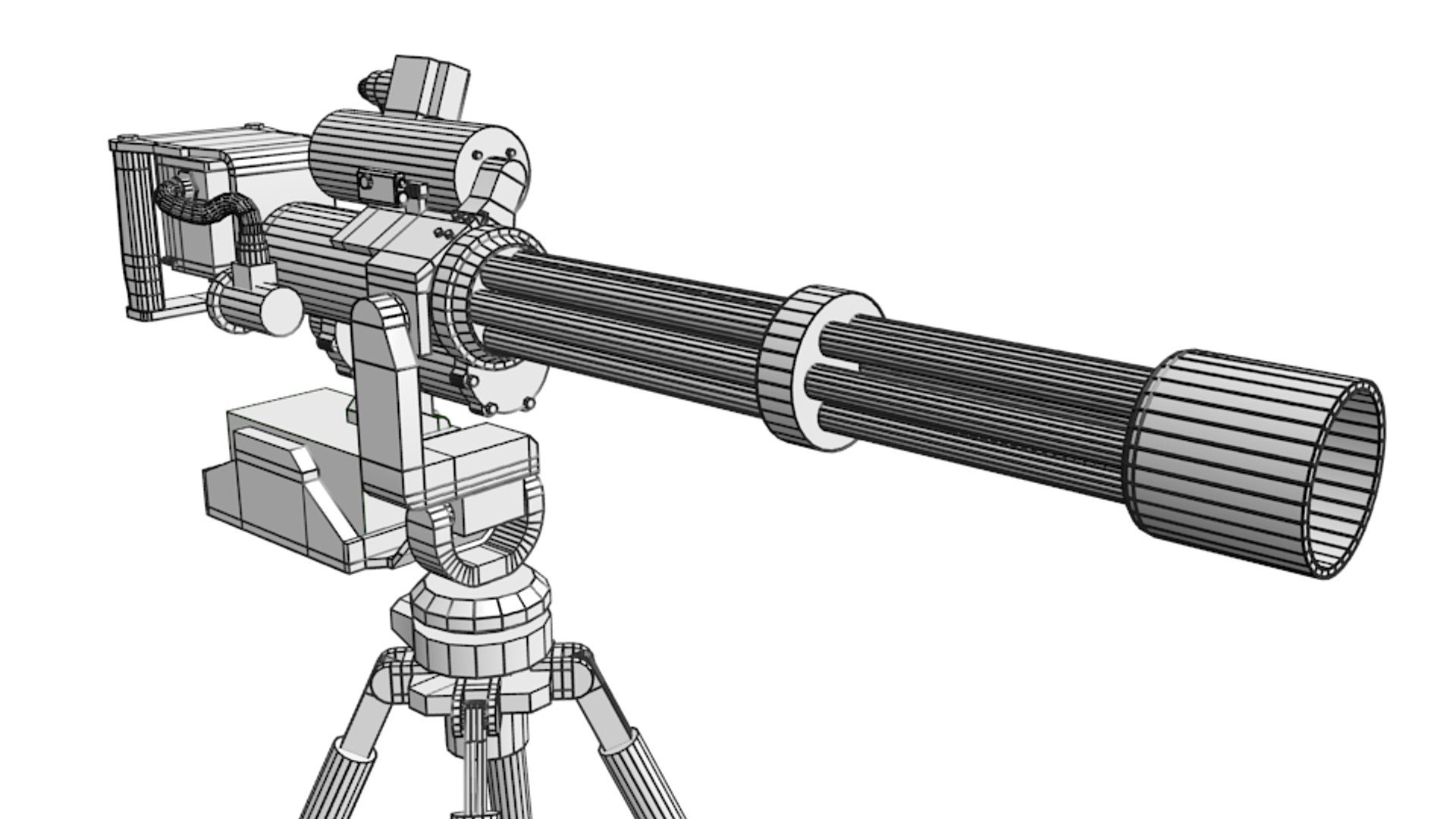 Unmanned Sentry Gun 3D - TurboSquid 1506945