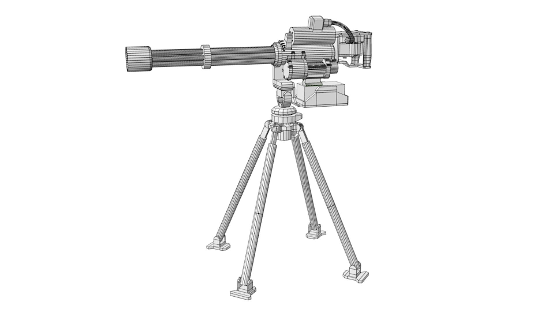 Unmanned Sentry Gun 3D - TurboSquid 1506945