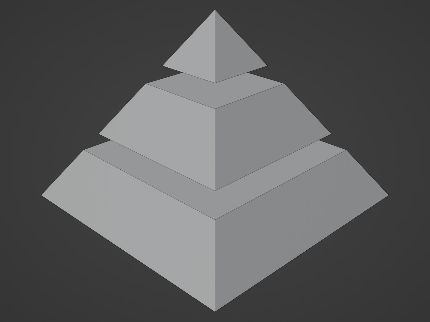 Pyramid Separated Into 3 Parts 3D Model - TurboSquid 2034562