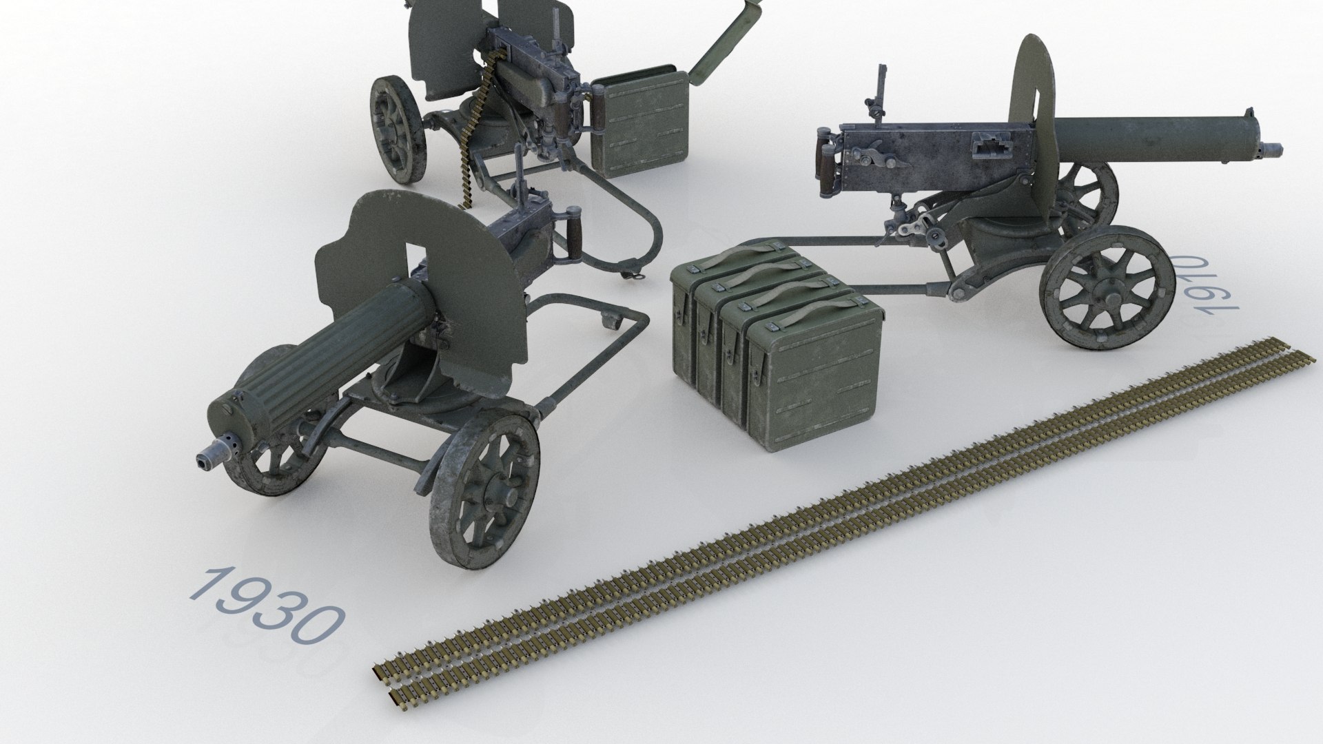 Maxim Machine Gun 3D - TurboSquid 1918547