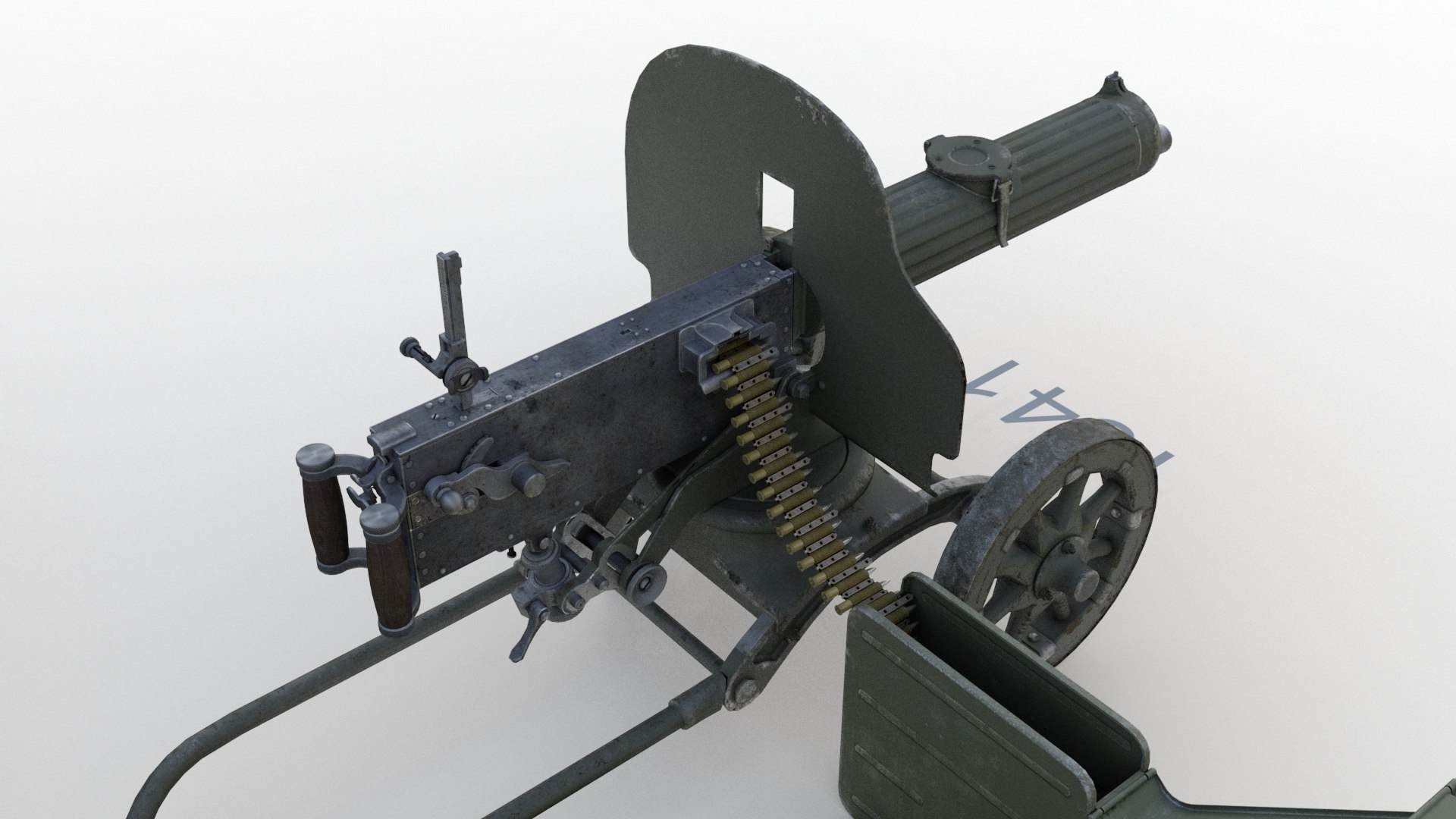 Maxim Machine Gun 3D - TurboSquid 1918547