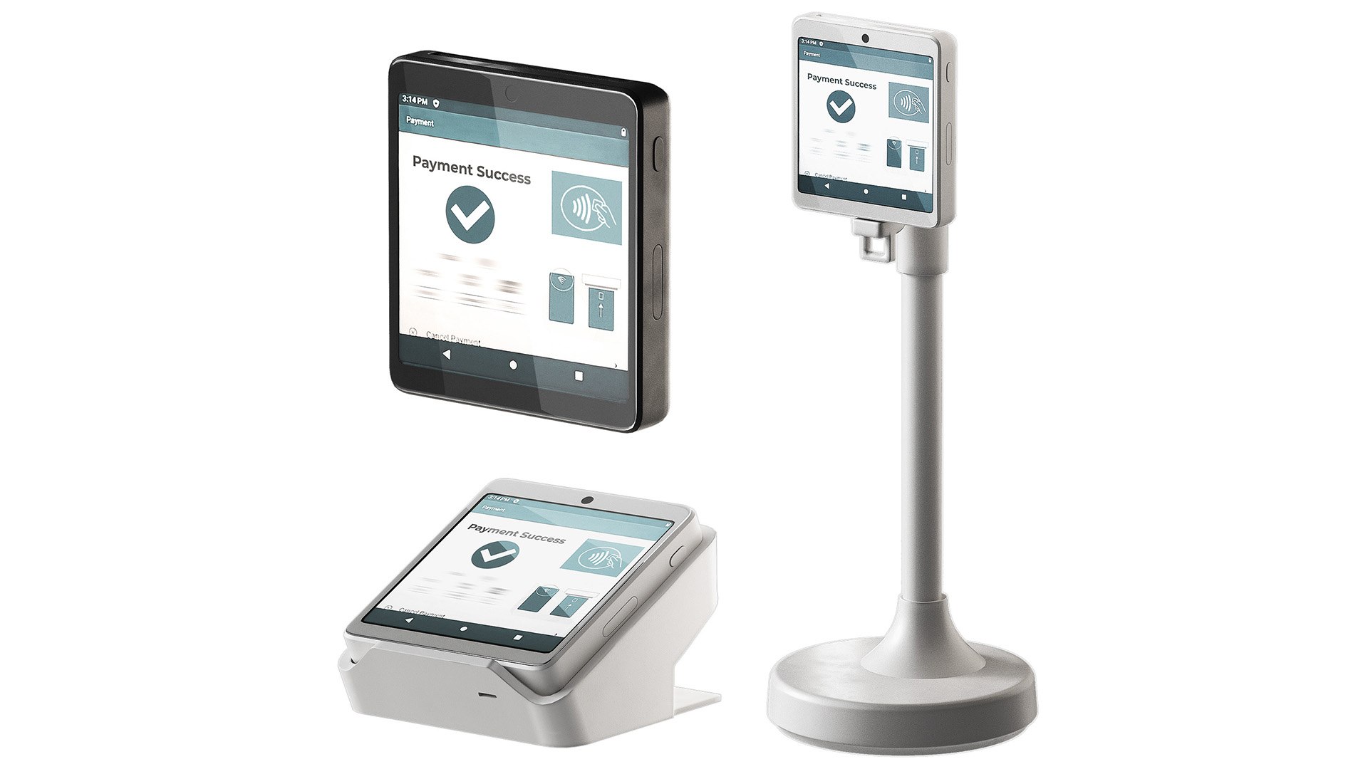 POS Terminal Cashless Payment 3D - TurboSquid 2252010