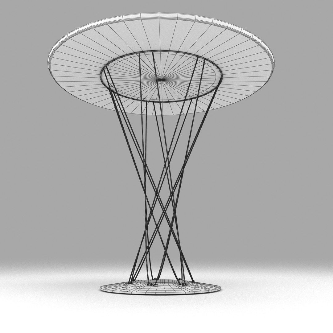 3D Model Cyclone Dining Table - TurboSquid 1581008