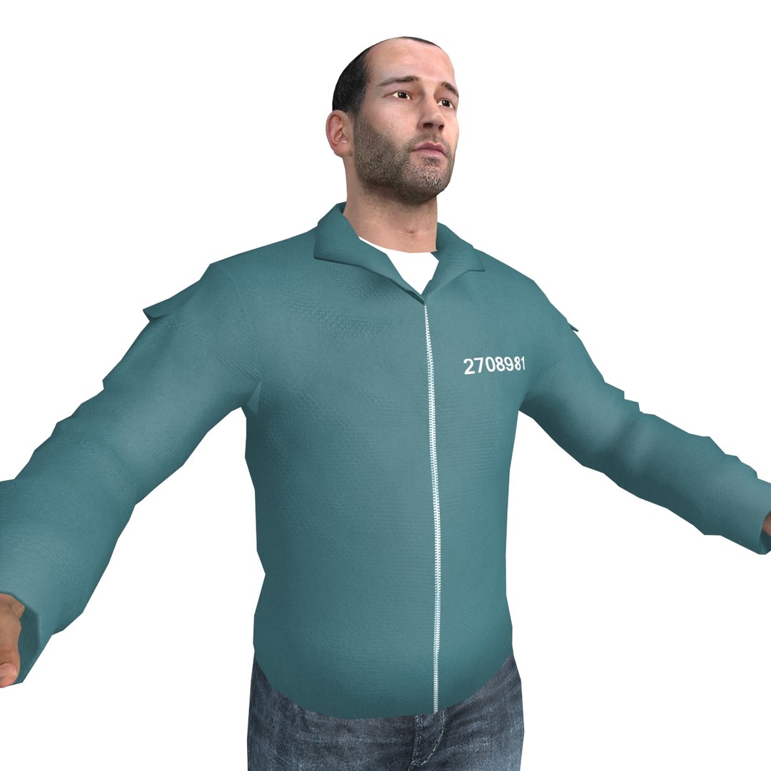 3d Model Convict Prisoner