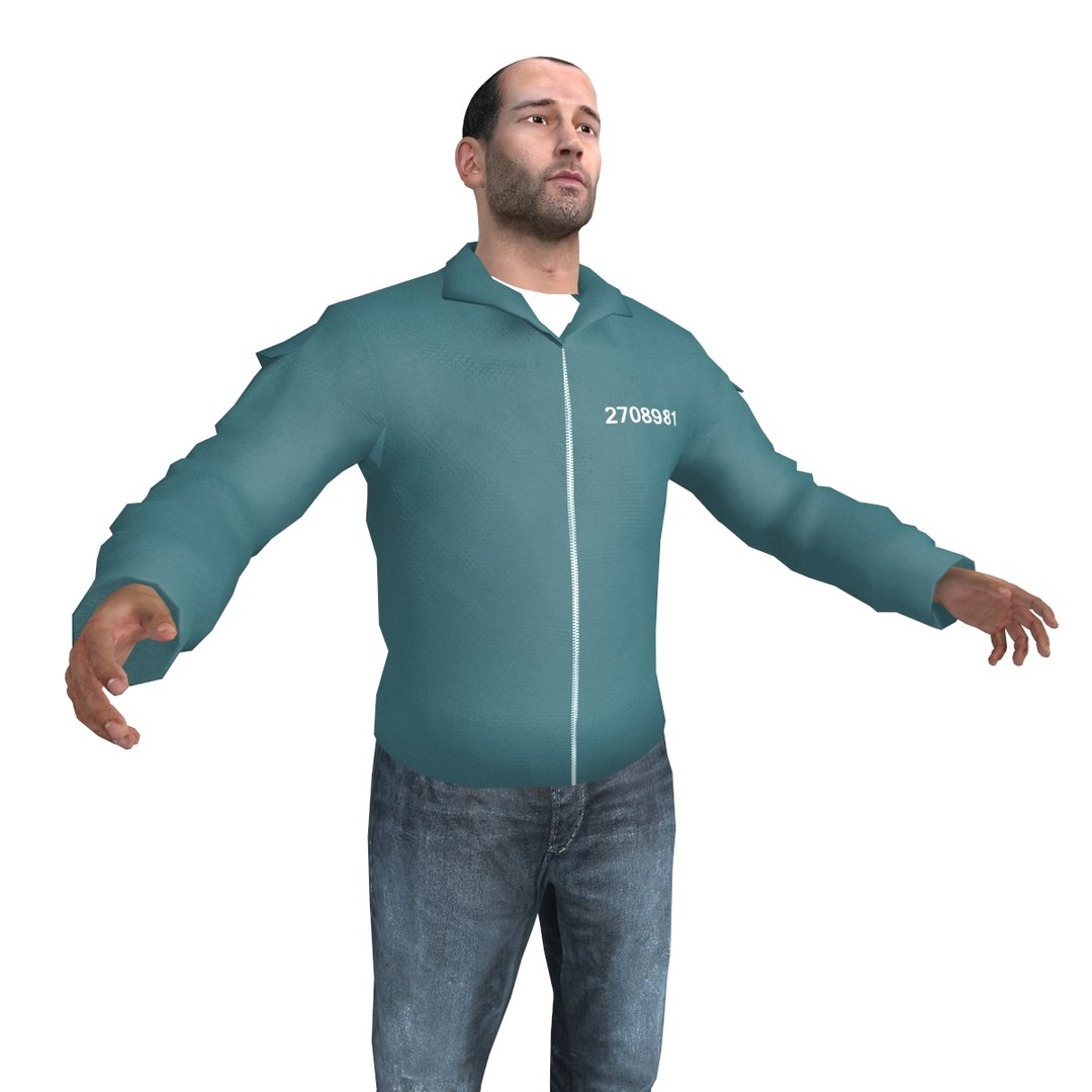 3d Model Convict Prisoner