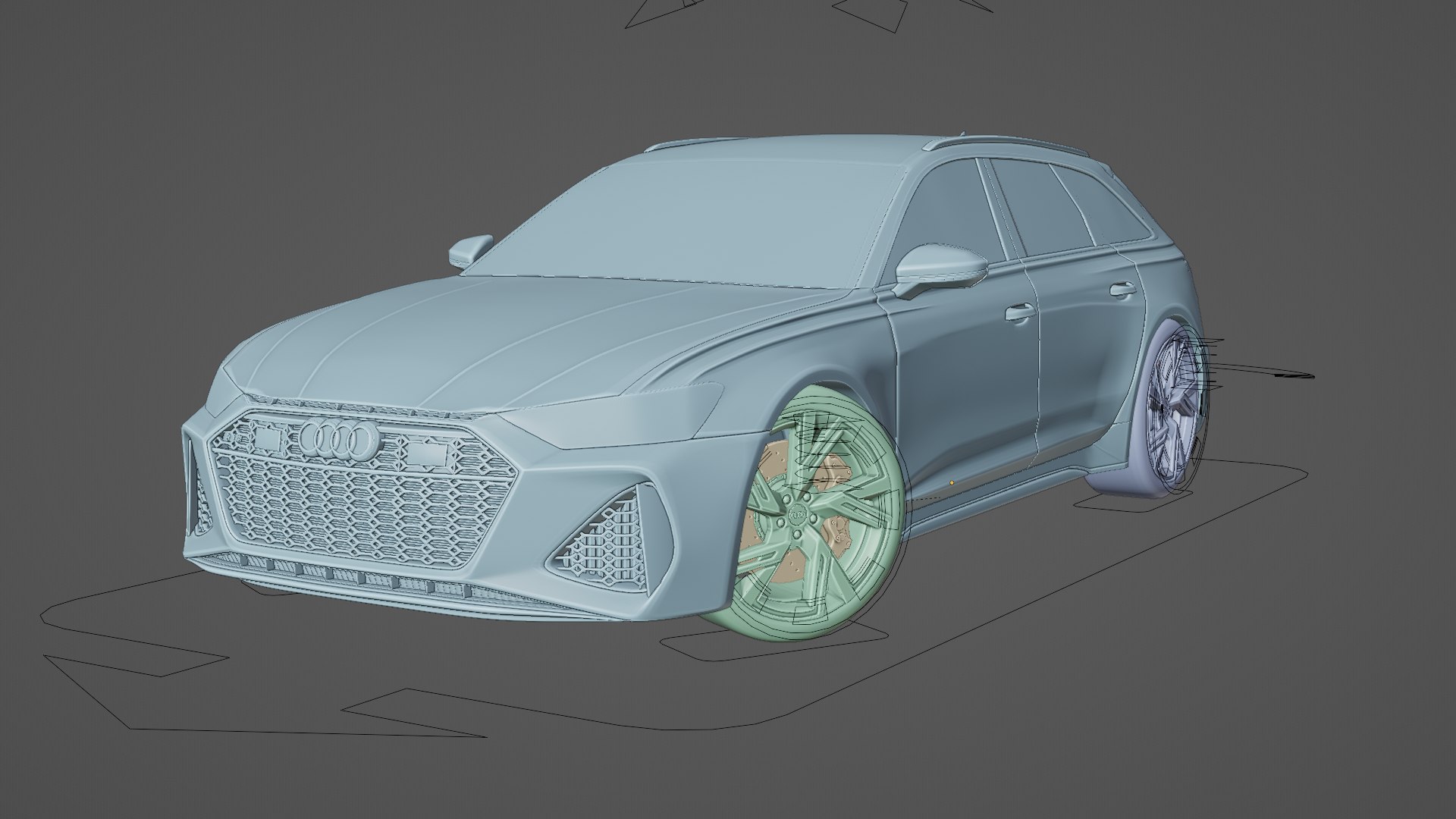 Audi RS 6 3D Model - TurboSquid 2030608